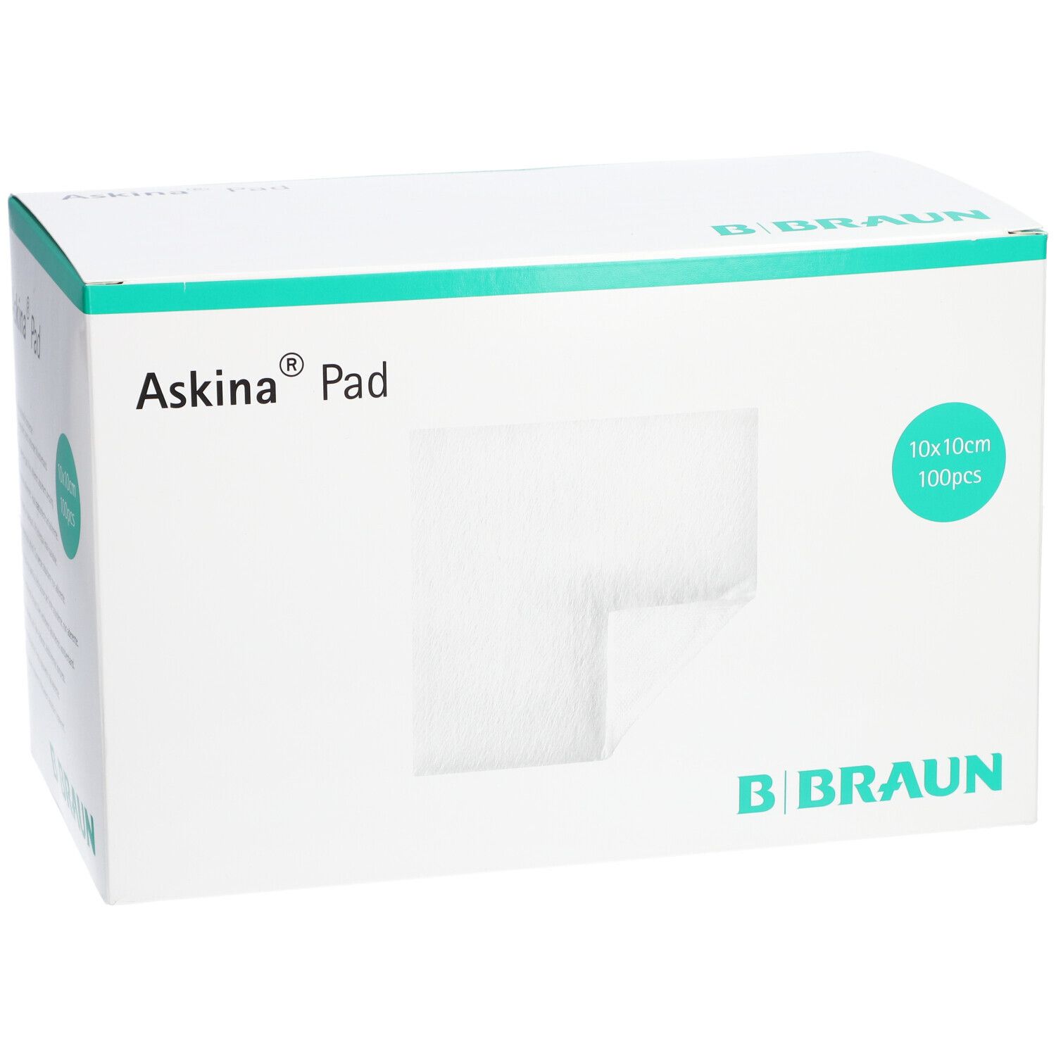 Askina® Pad Wundauflage 10 x 10 cm nichthaftend 100 St - Redcare Apotheke