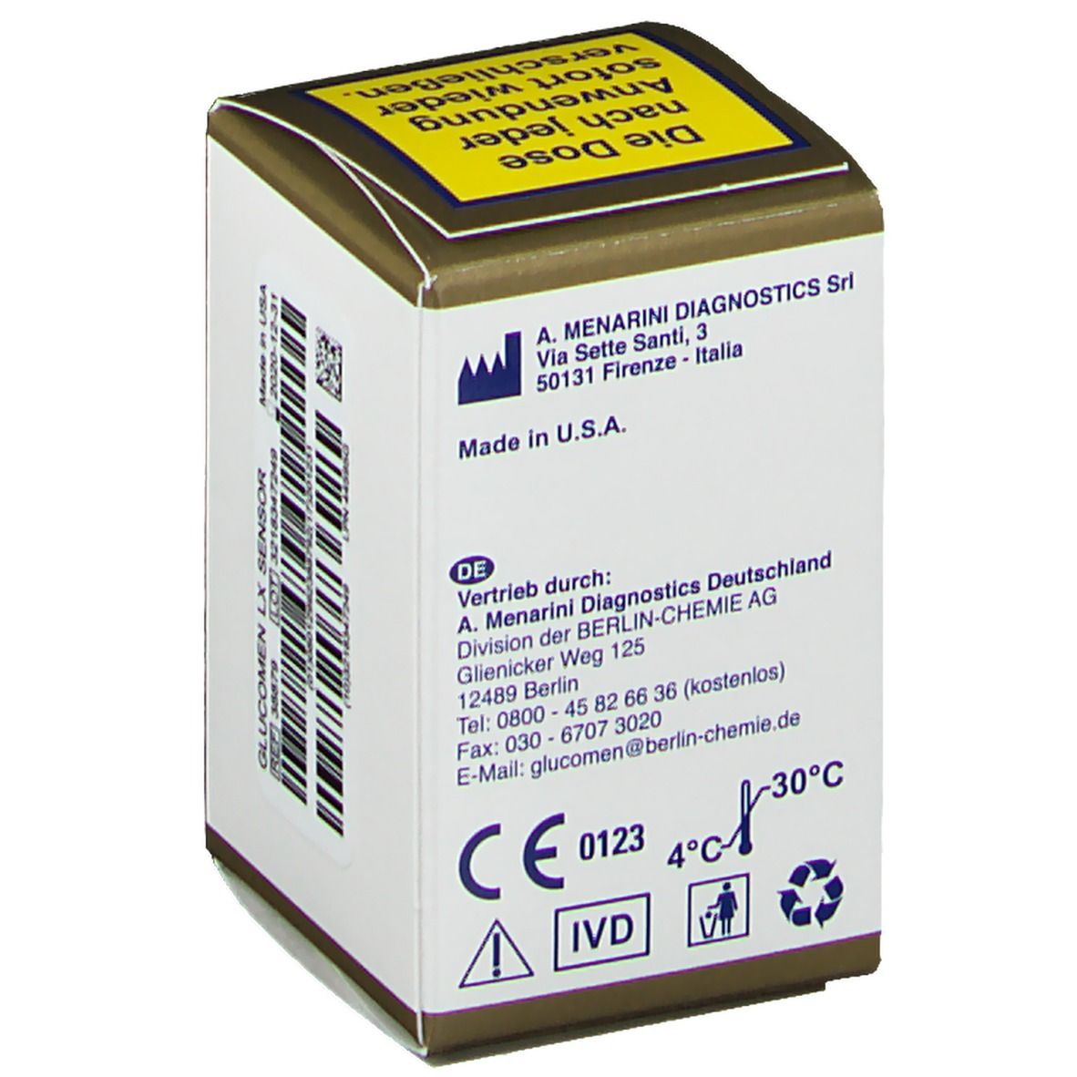 GLUCOMEN LX Sensor Teststreifen 50 pc(s) - Redcare Apotheke