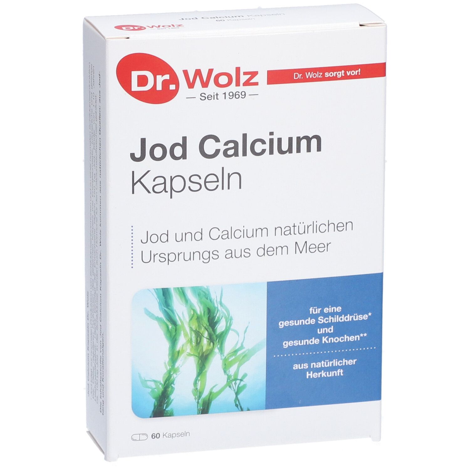 DR.WOLZ Capsules d'iode et de calcium 60 pc(s) - Redcare Apotheke
