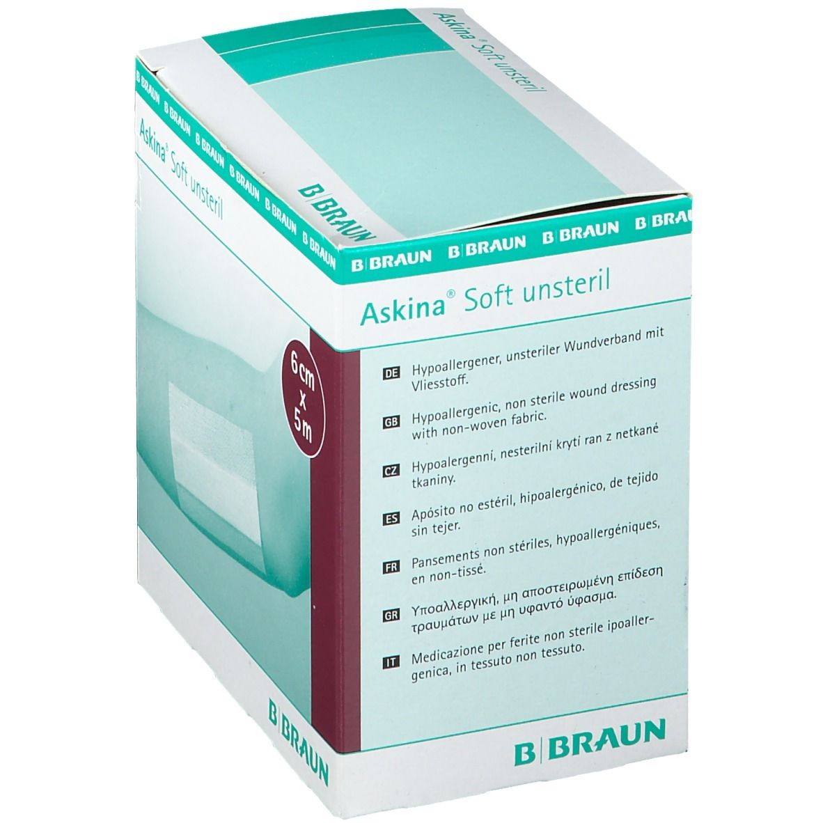Askina® Soft Wundverband unsteril 6 cm x 5 m 1 St - Redcare Apotheke