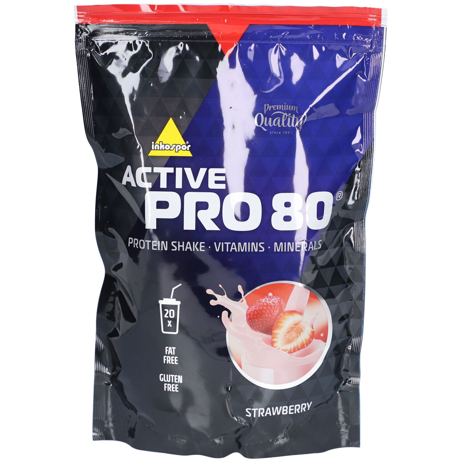Inkospor Active Pro 80 Erdbeere 500 g - Redcare Apotheke