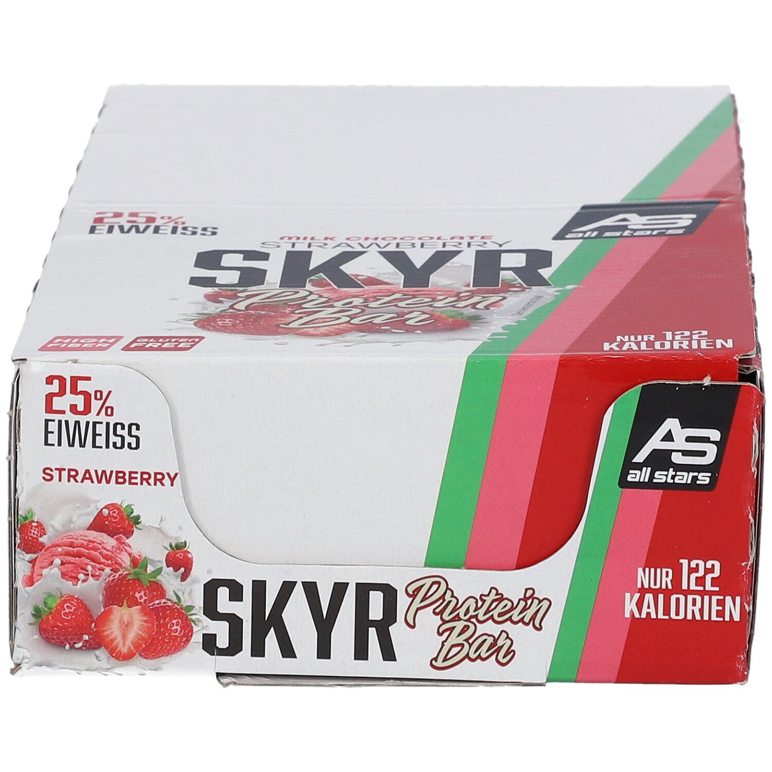 All Stars® Skyr Protein Bar Fraise 24x35 g - Redcare Apotheke