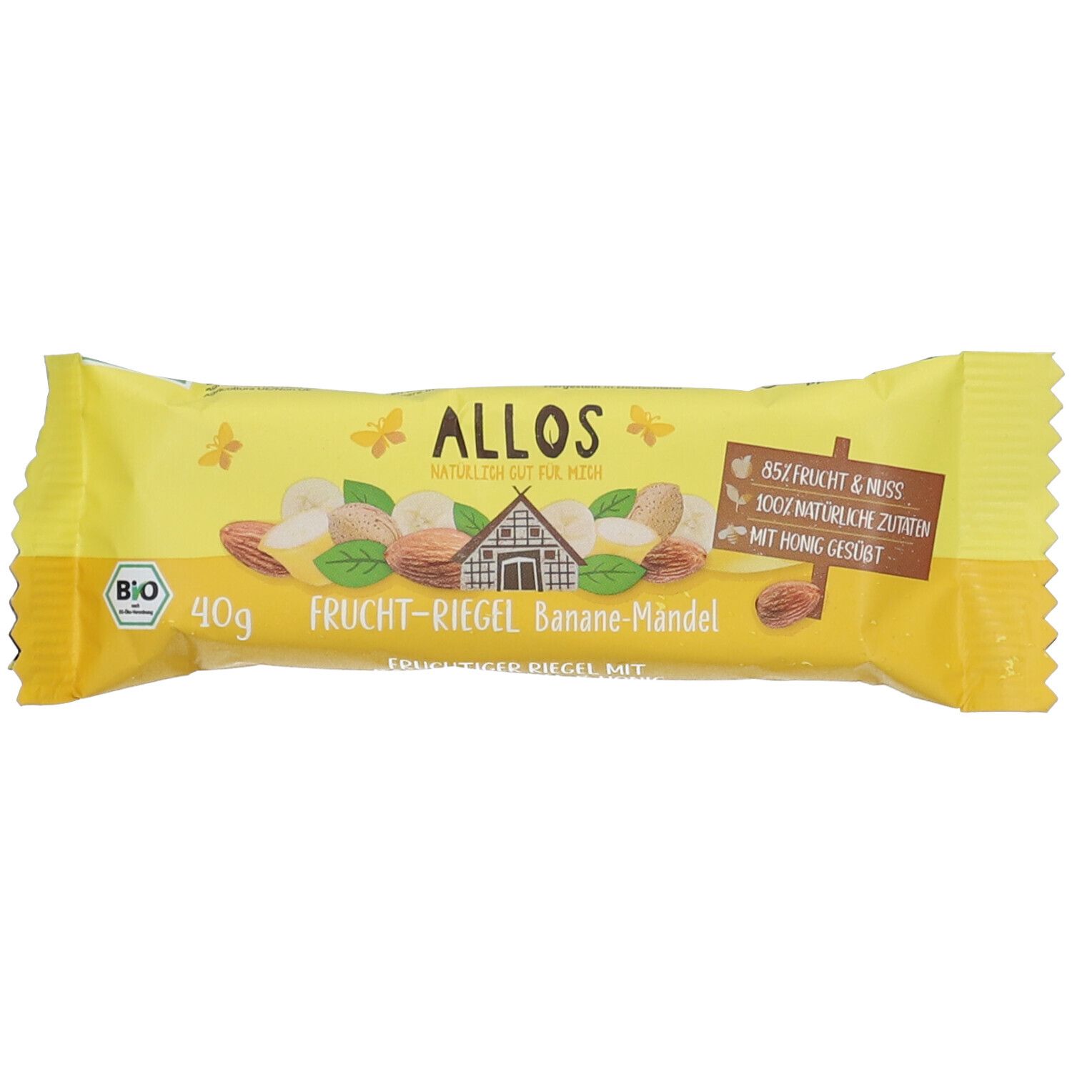 Allos Frucht-Riegel Banane Mandel 40 g - Redcare Apotheke