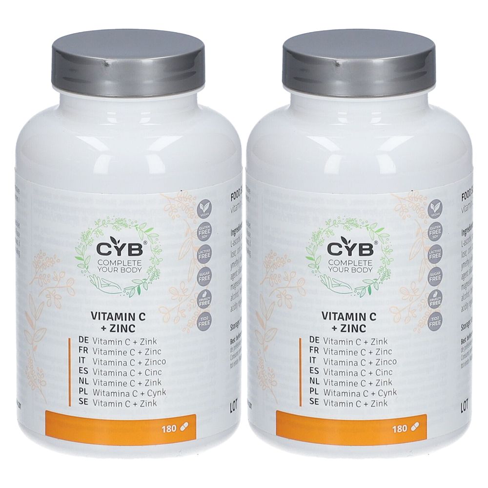 CYB Vitamin C + Zink 2x180 St - Redcare Apotheke