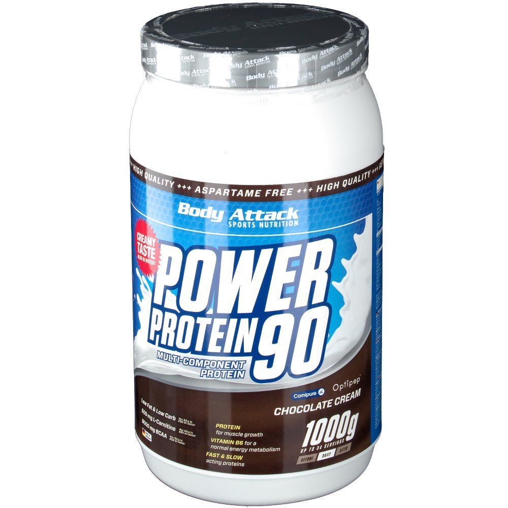 POWER PROTEIN 90 Chocolate Flavour Pulver 1000 g - Redcare Apotheke