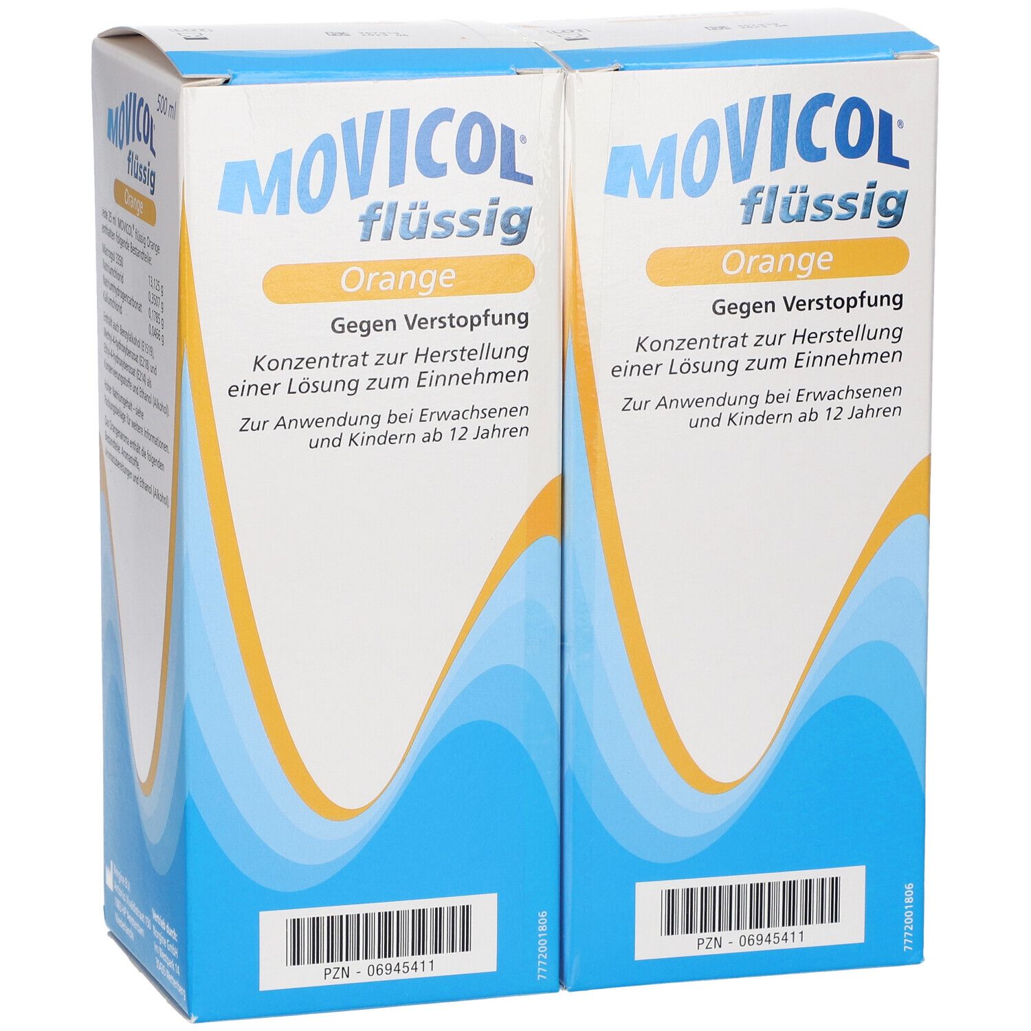 MOVICOL® flüssig orange 2x500 ml - Redcare Apotheke