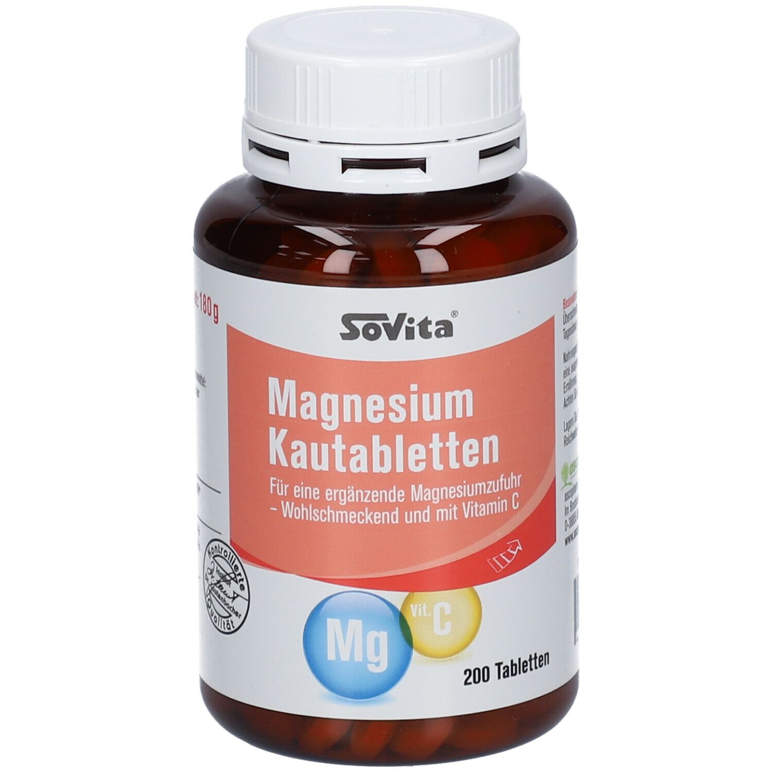 SoVita® Magnesium Kautabletten 200 St - Redcare Apotheke