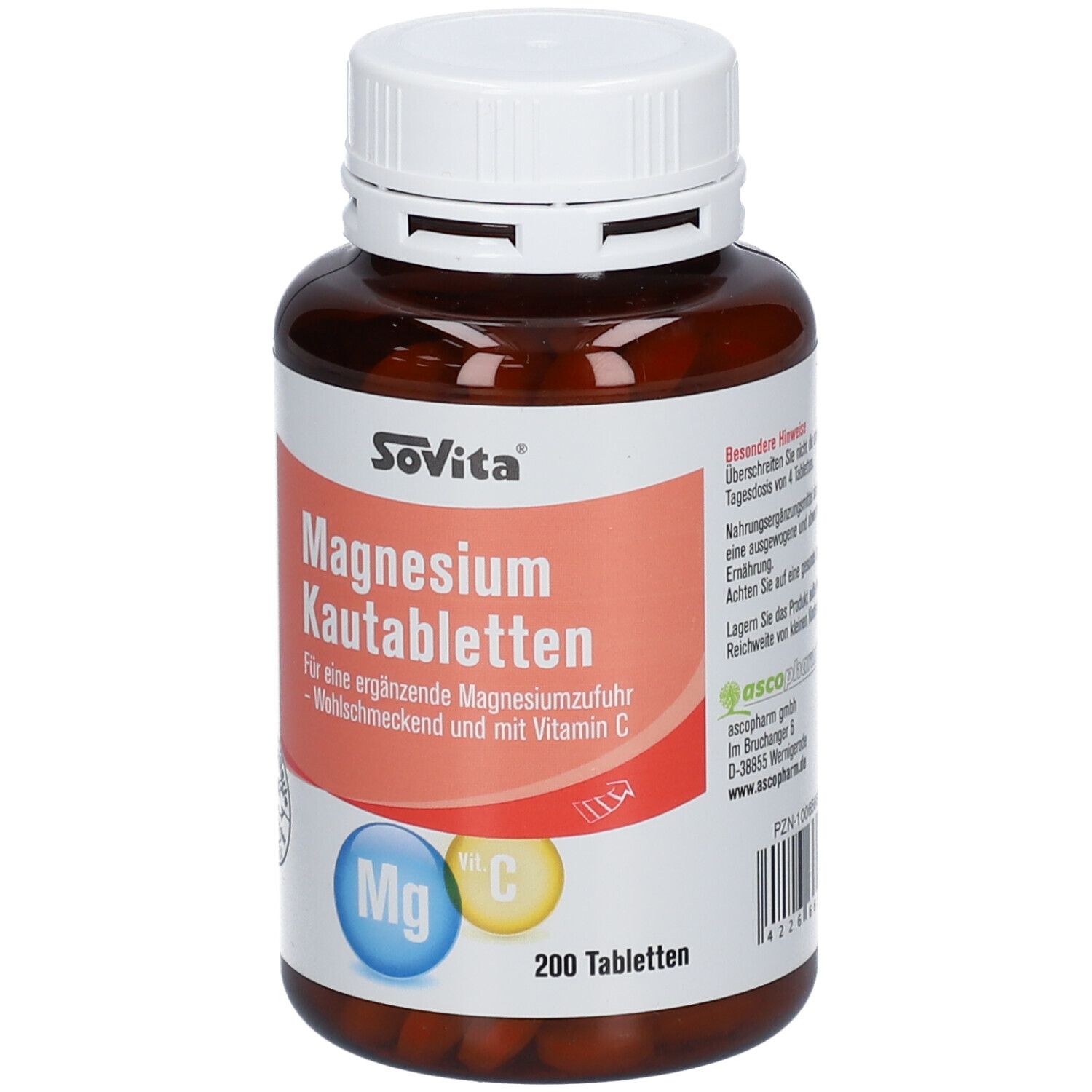 SoVita® Magnesium Kautabletten 200 St - Redcare Apotheke