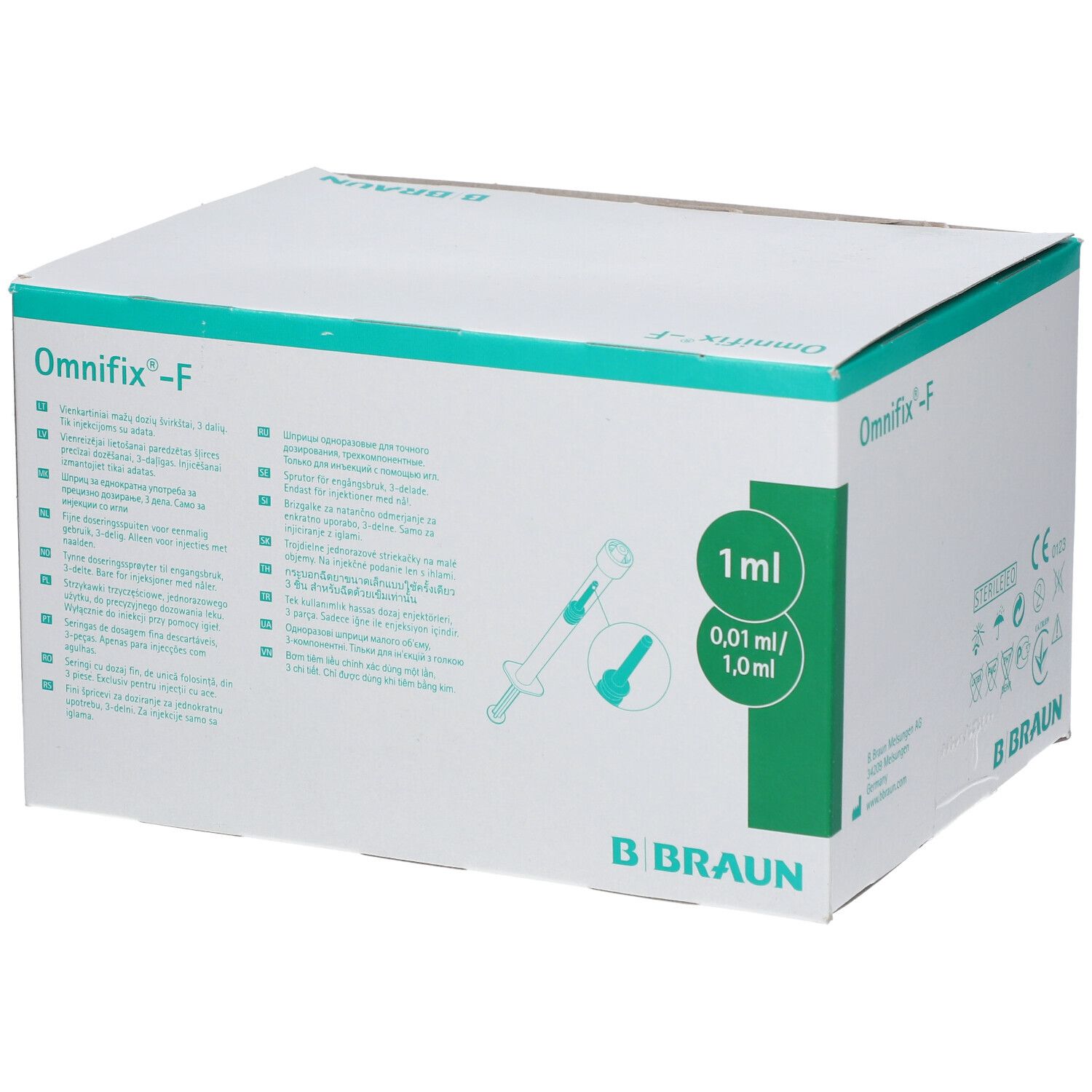 Omnifix®-F Solo avec Attachement Luer-Lock 100 pc(s) - Redcare Apotheke