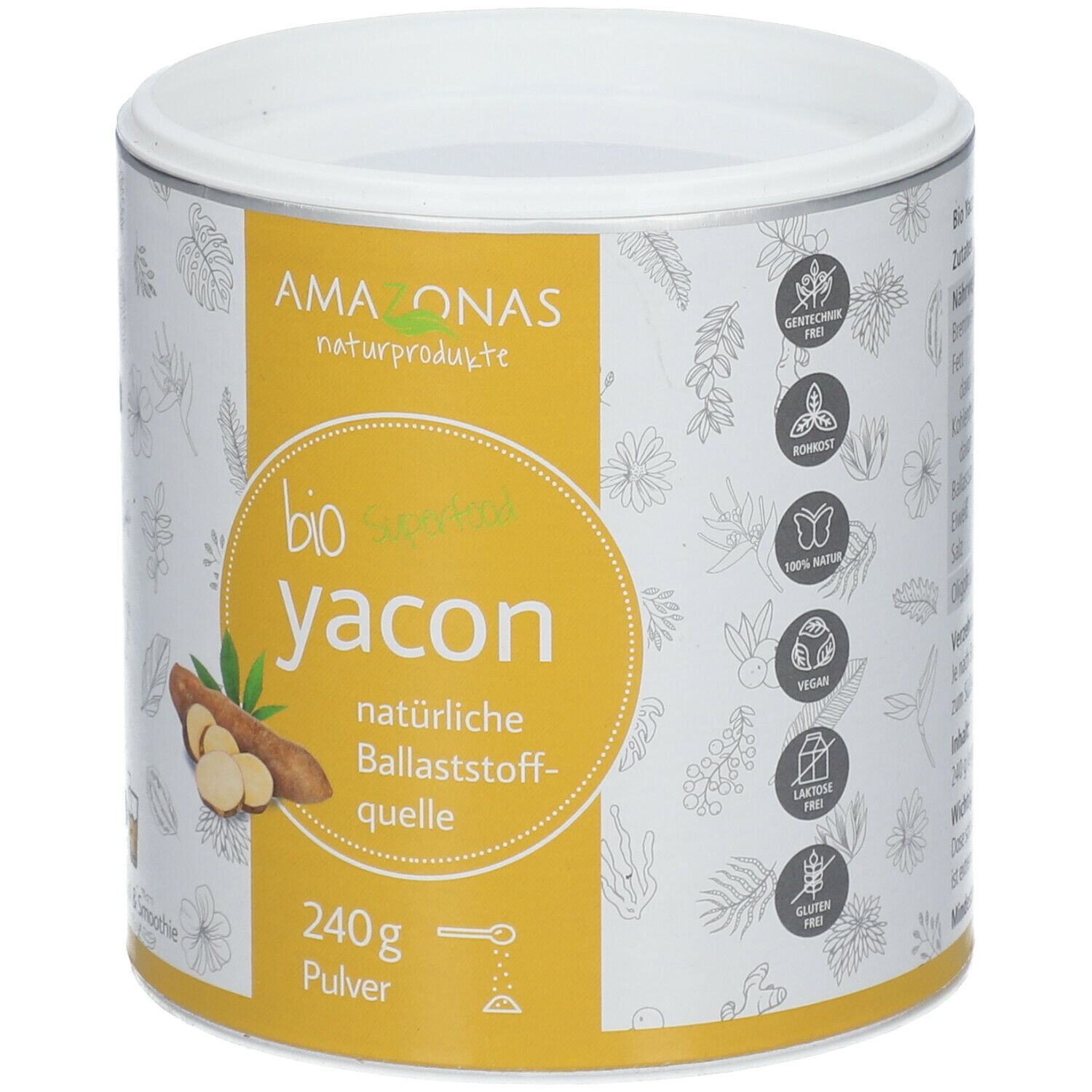 Poudre de Yacon bio 240 g - Redcare Apotheke