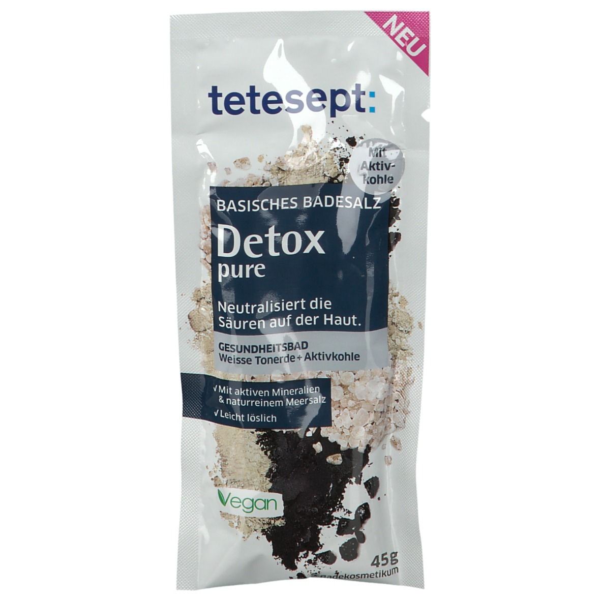 tetesept® Sel de bain alcalin Detox pur 45 g - Redcare Apotheke