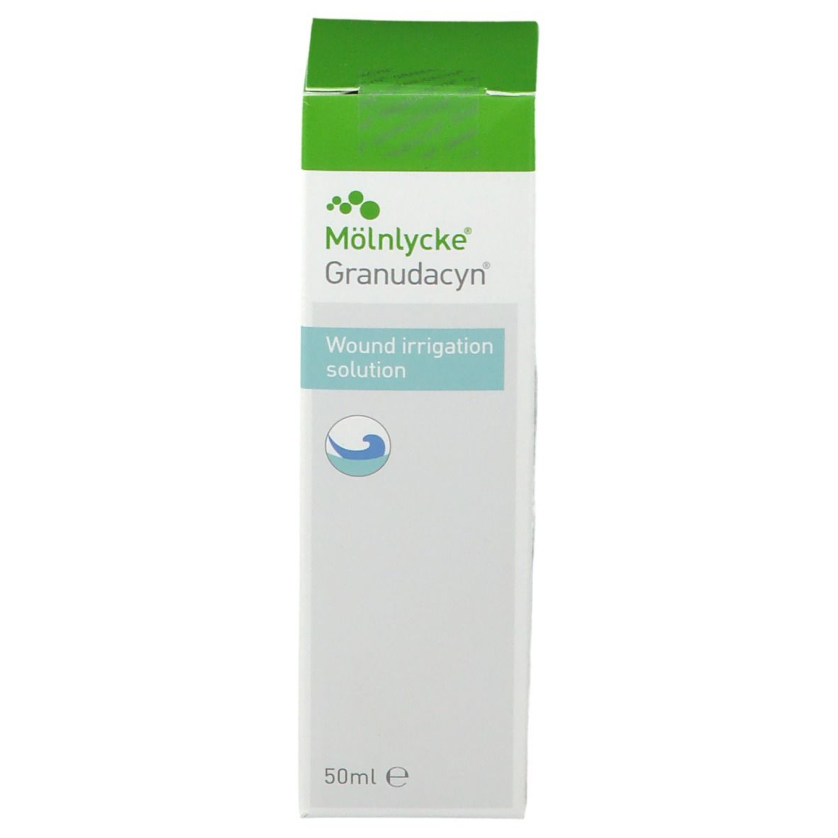 Mölnlycke® Granudacyn® Solution pour l'irrigation des plaies 50 ml ...
