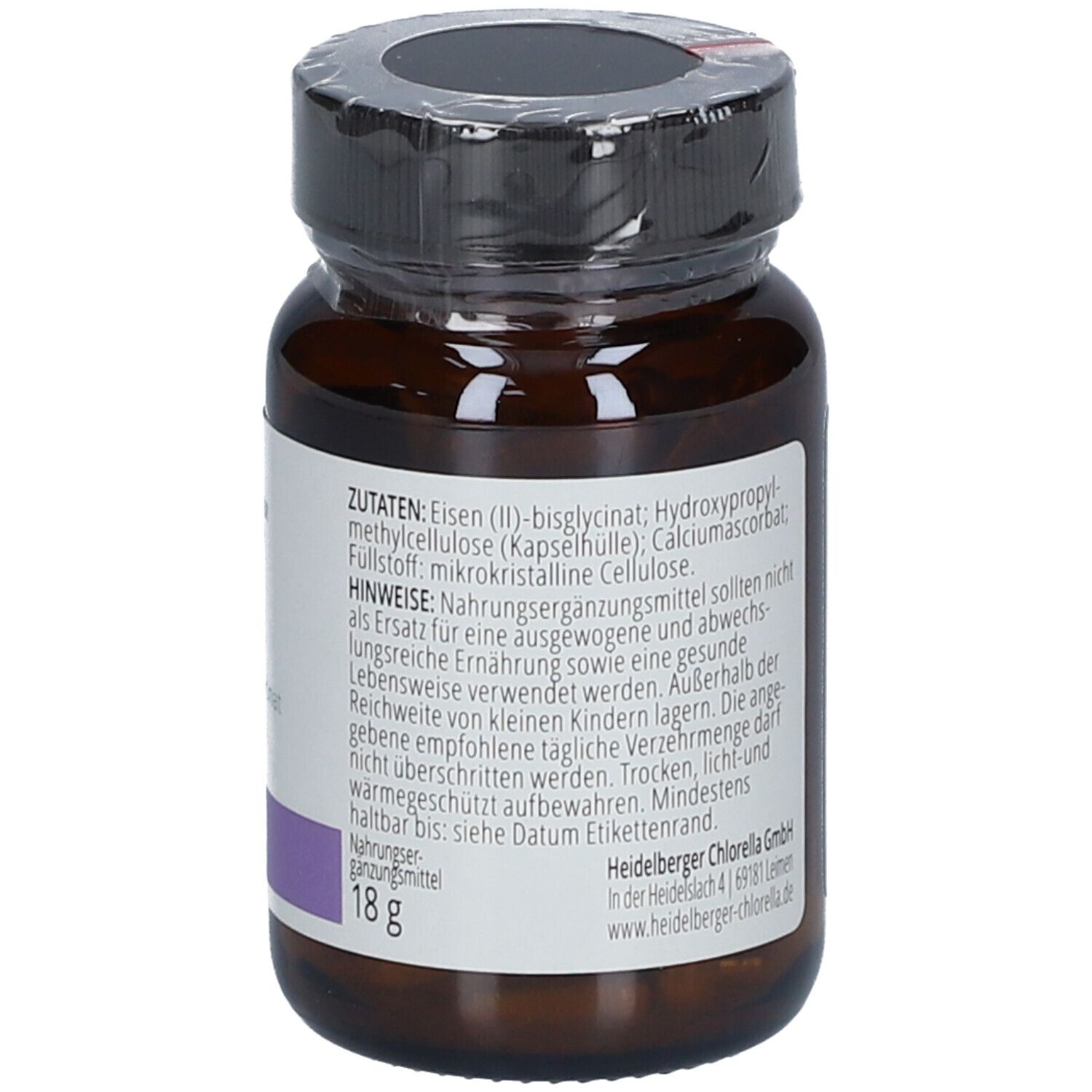 Heidelberger Chlorella® FER COMME BIS-glycinate de fer gélules 90 pc(s ...