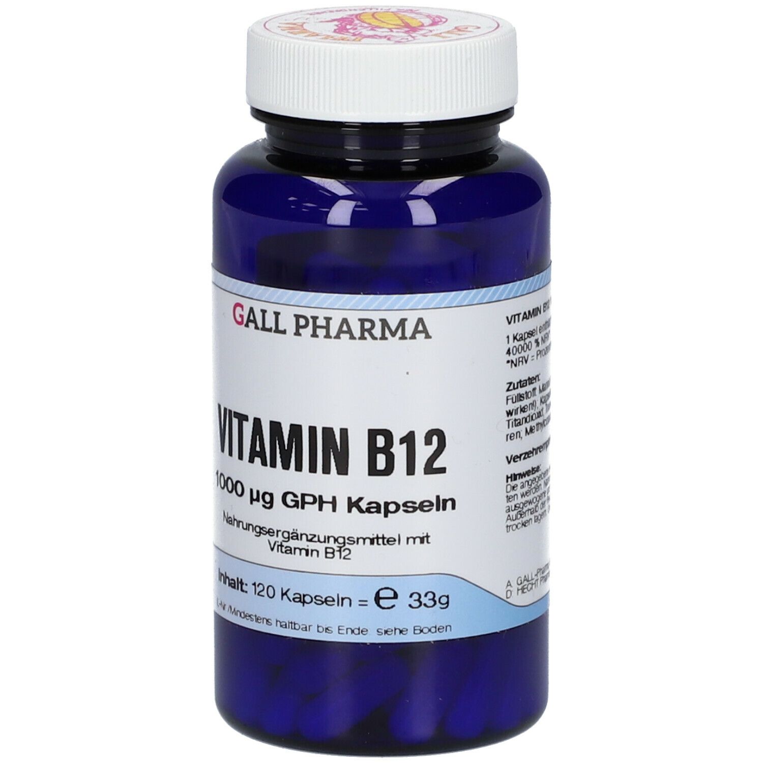 GALLPHARMA Vitamine B12 1000 µg GPH 120 pc(s) - Redcare Apotheke