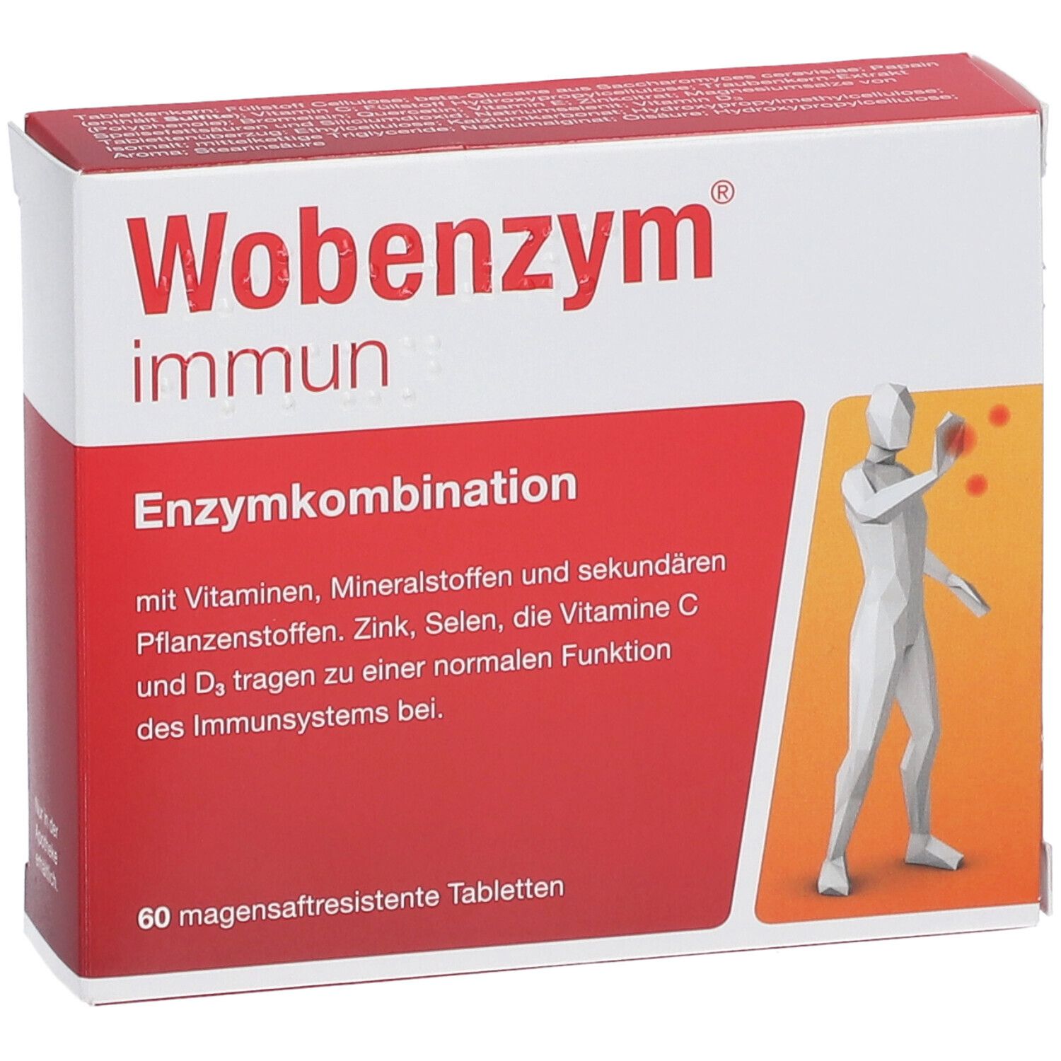 WOBENZYM immun magensaftresistente Tabletten 60 pc(s) - Redcare Apotheke