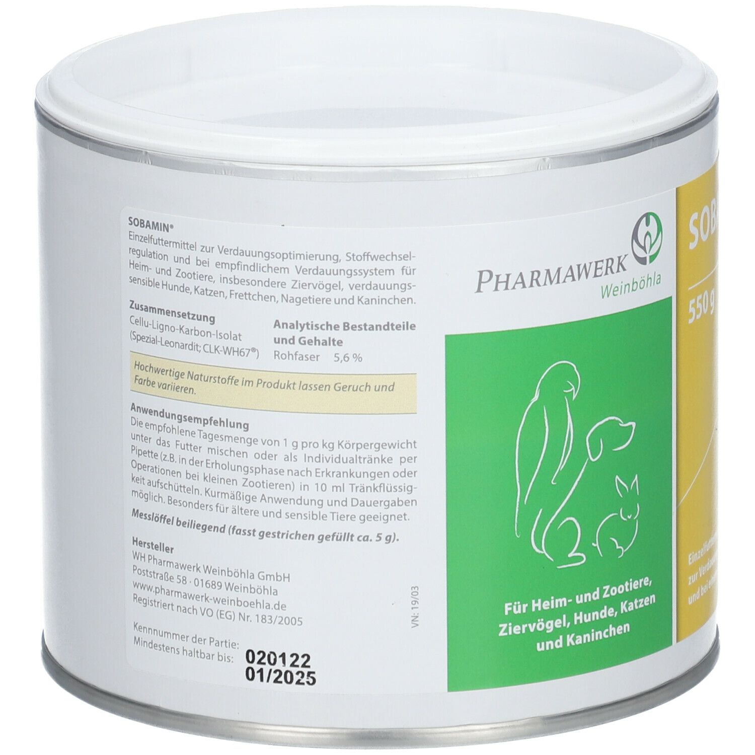 Sobamin® Vet 550 g - Redcare Apotheke