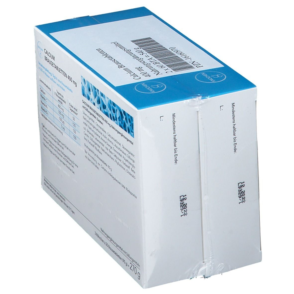 MEDICOM® Calcium Comprimés effervescents 400 mg 2x60 pc(s) - Redcare ...