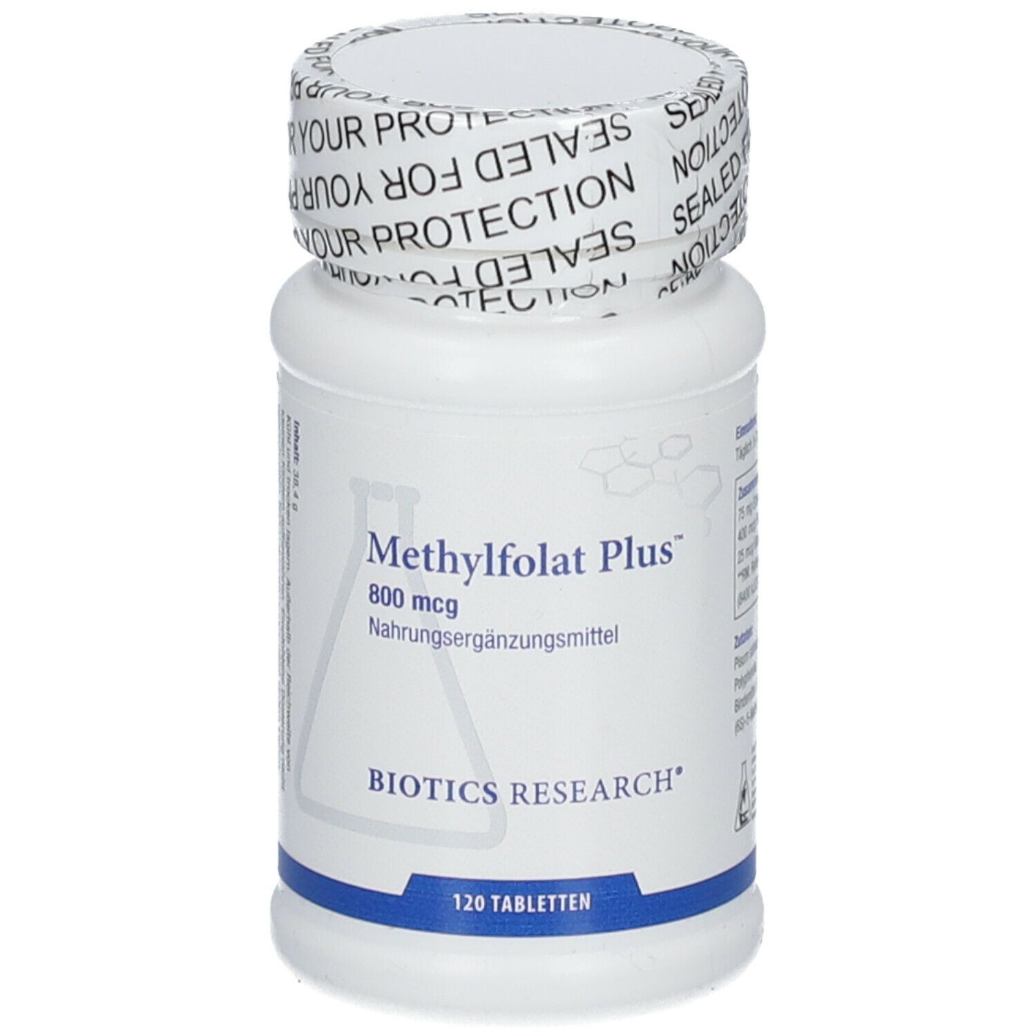 BIOTICS RESEARCH® Methylfolat Plus™ 800 µg 120 St - Redcare Apotheke