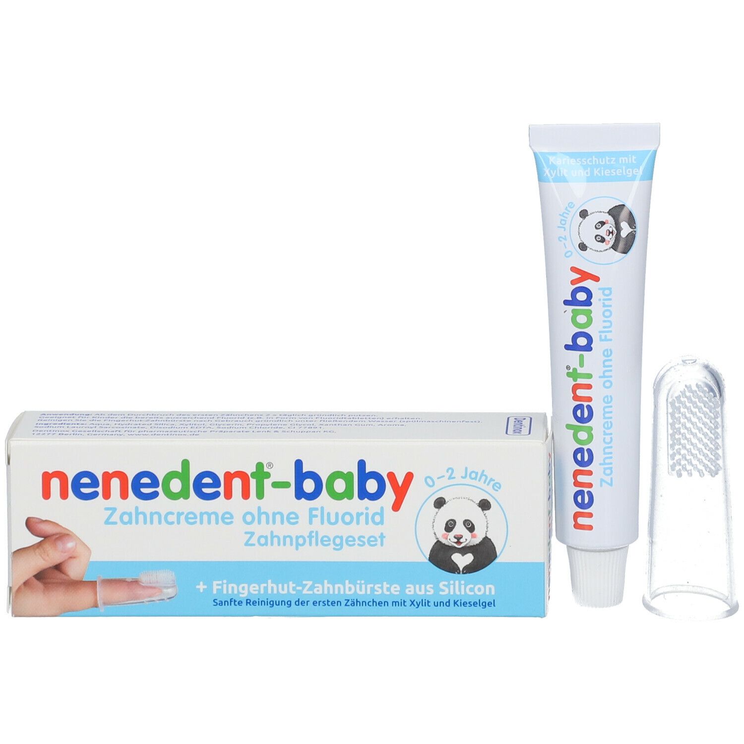 NENEDENT-baby Zahncreme ohne Fluorid Zahnpflegeset 20 ml - Redcare Apotheke