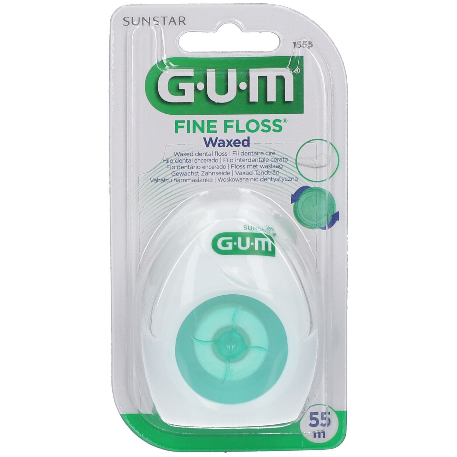 GUM® FINE FLOSS fil dentaire ciré 1 pc(s) - Redcare Apotheke