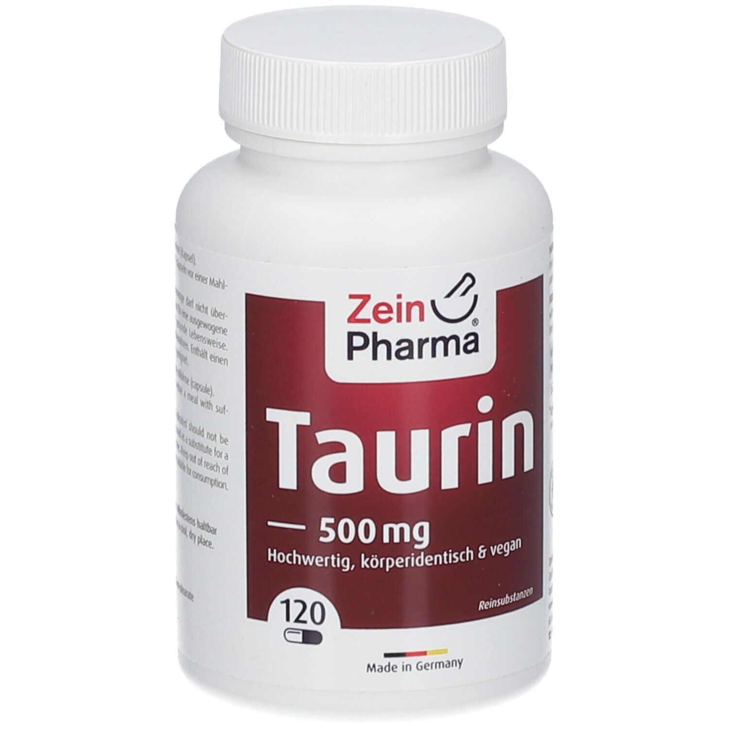 Zein Pharma® Taurine 500 mg 120 pc(s) - Redcare Apotheke