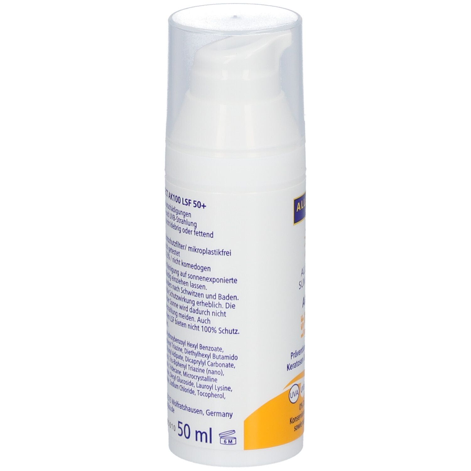 ALLERGIKA SUN PROTECT AK100 LSF 50+ 50 ml - Redcare Apotheke