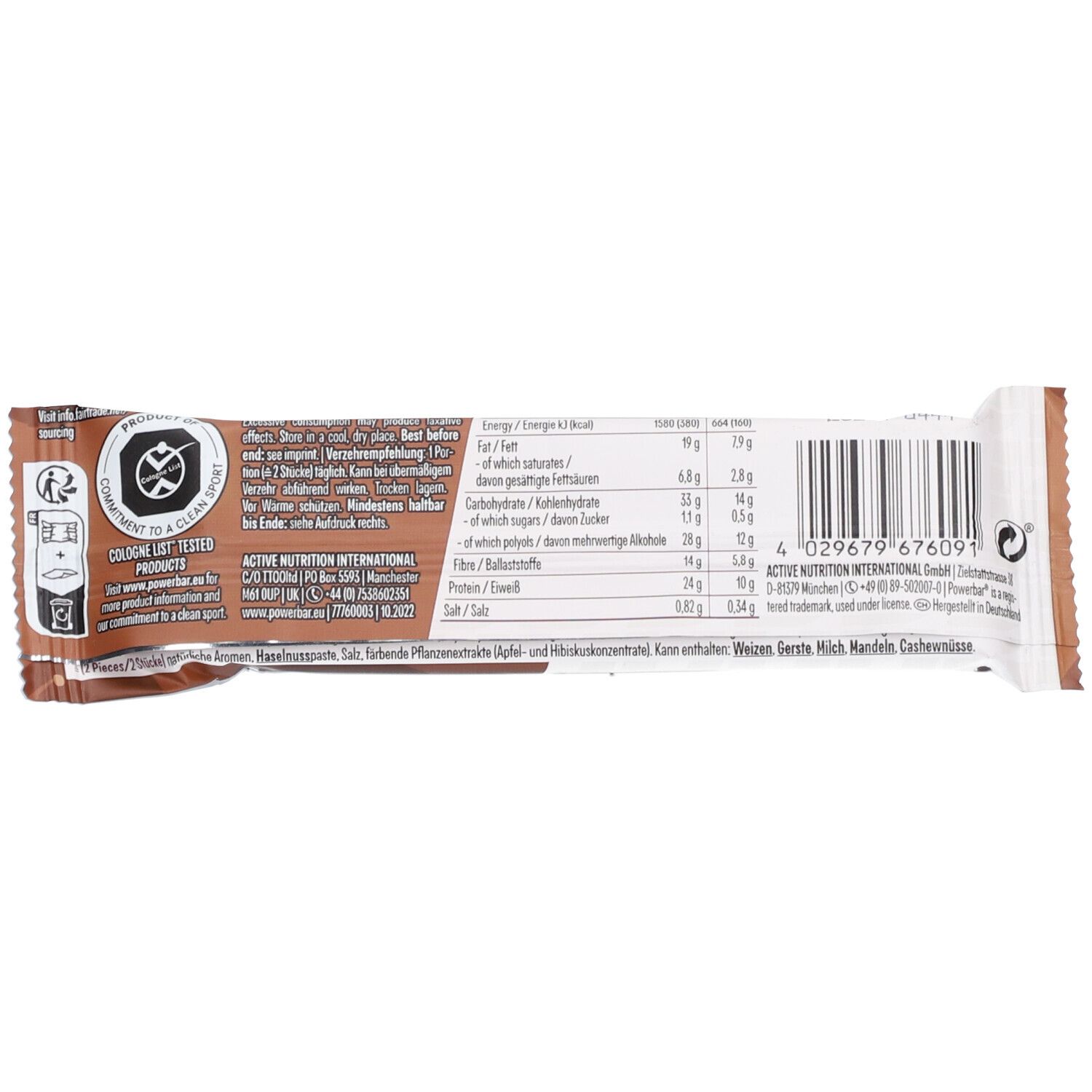 Powerbar® Protein + Vegan Bar Peanut Chocolate 42 g - Redcare Apotheke