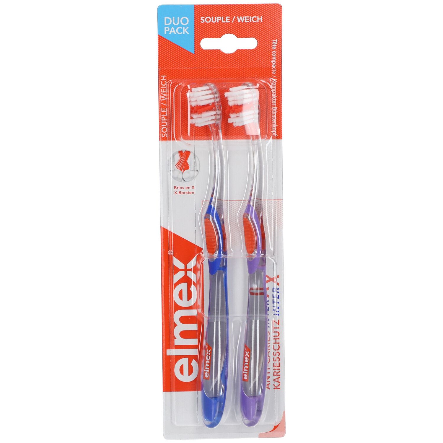 elmex® InterX Duopack protection caries souple 2 pc(s) - Redcare Apotheke