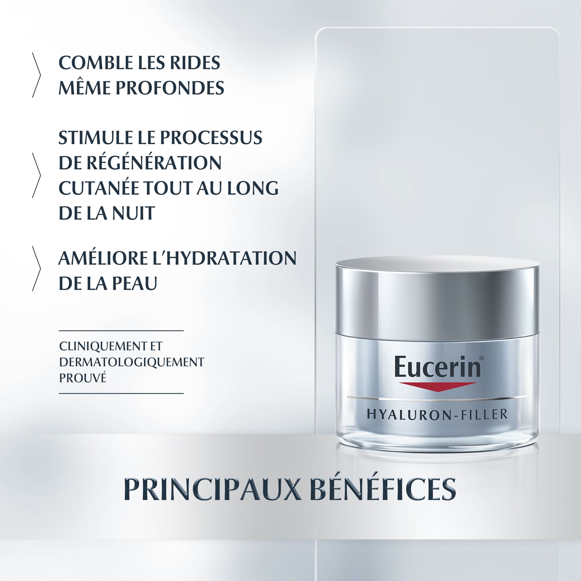 Eucerin® HYALURON-FILLER Soin de Nuit Anti-âge 50 ml - Redcare Apotheke