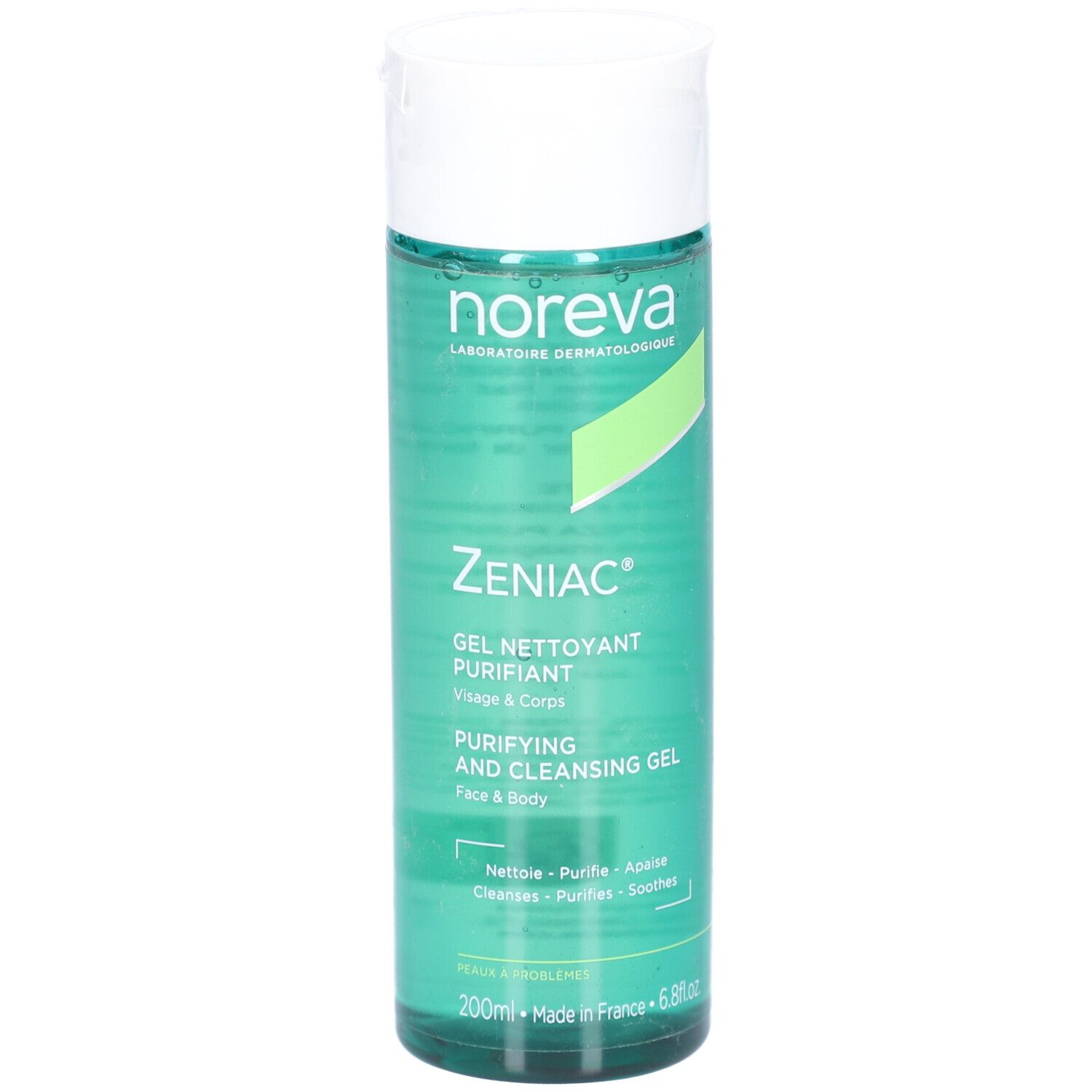 Noreva Laboratoires Zeniac Gel nettoyant purifiant 200 ml - Redcare ...