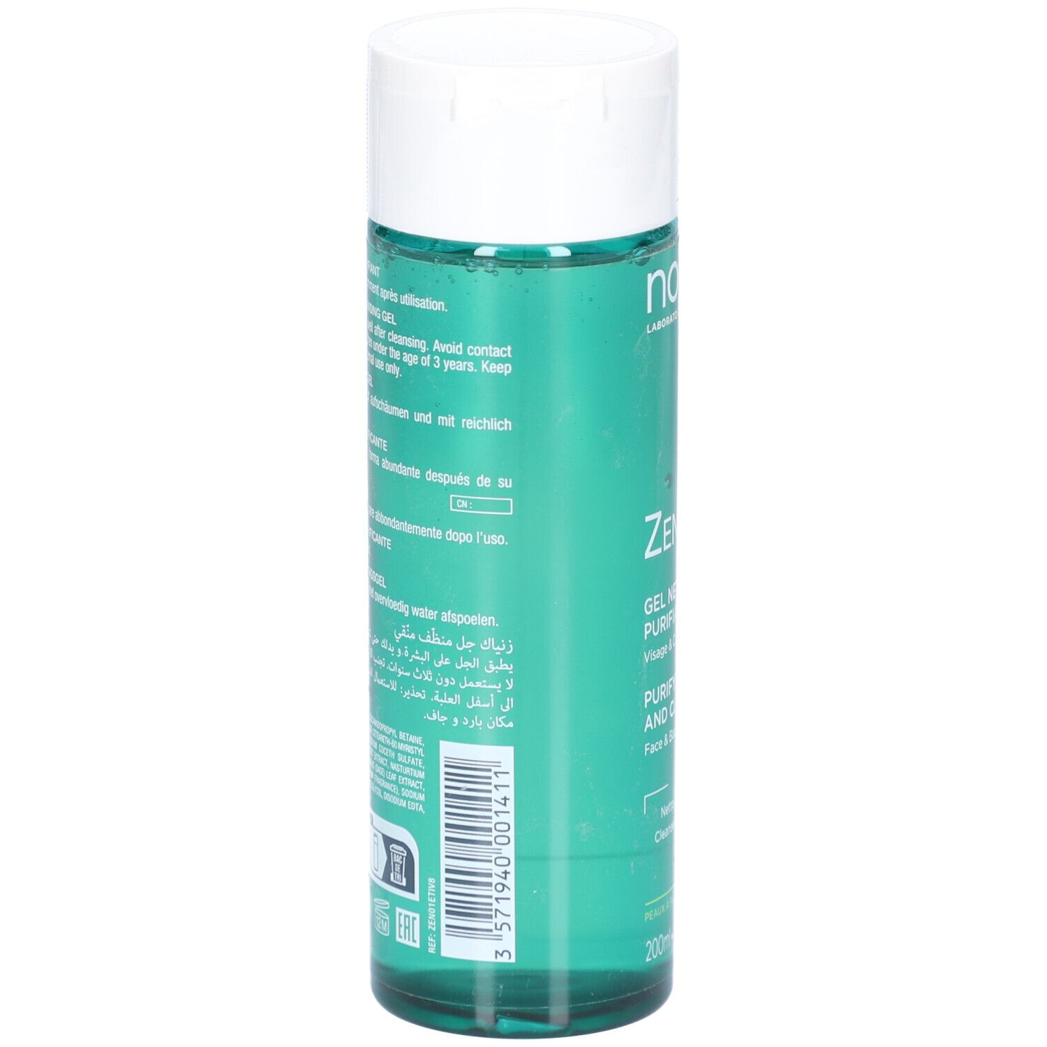 Noreva Laboratoires Zeniac Gel nettoyant purifiant 200 ml - Redcare ...