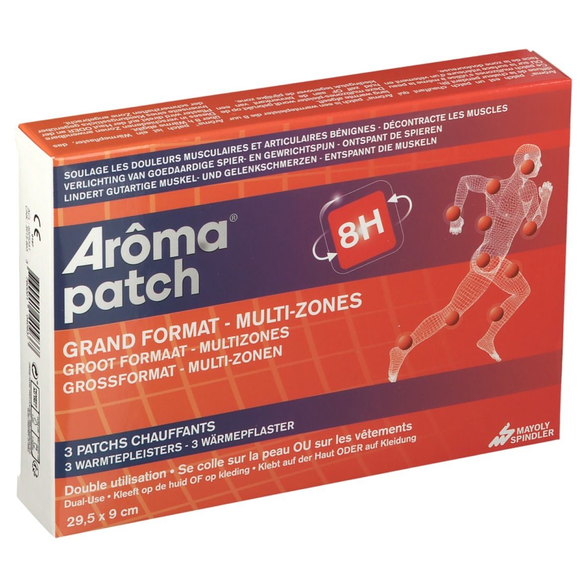 Arôma Patch Multi - Zones, Patch chauffant autoadhésif, grand format 3 ...