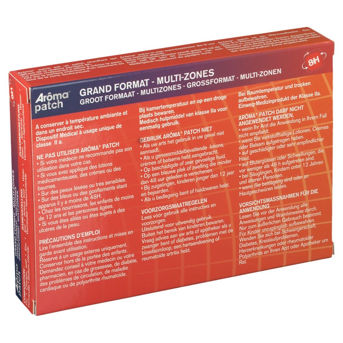 Arôma Patch Multi - Zones Wärmepflaster 3 St - Redcare Apotheke