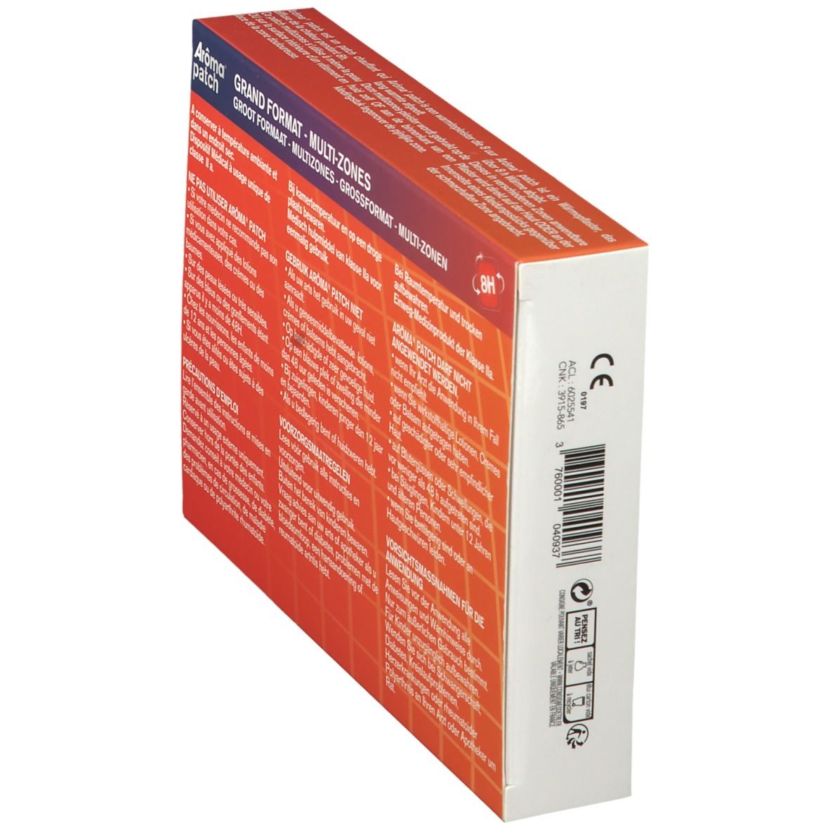 Arôma Patch Multi - Zones, Patch chauffant autoadhésif, grand format 3 ...