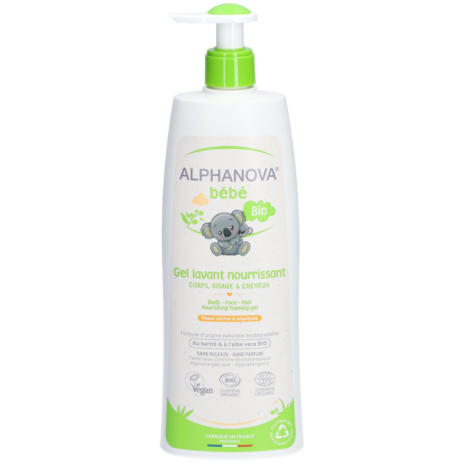 ALPHANOVA Bébé bio Gel Lavant nourissant 500 ml - Redcare Apotheke