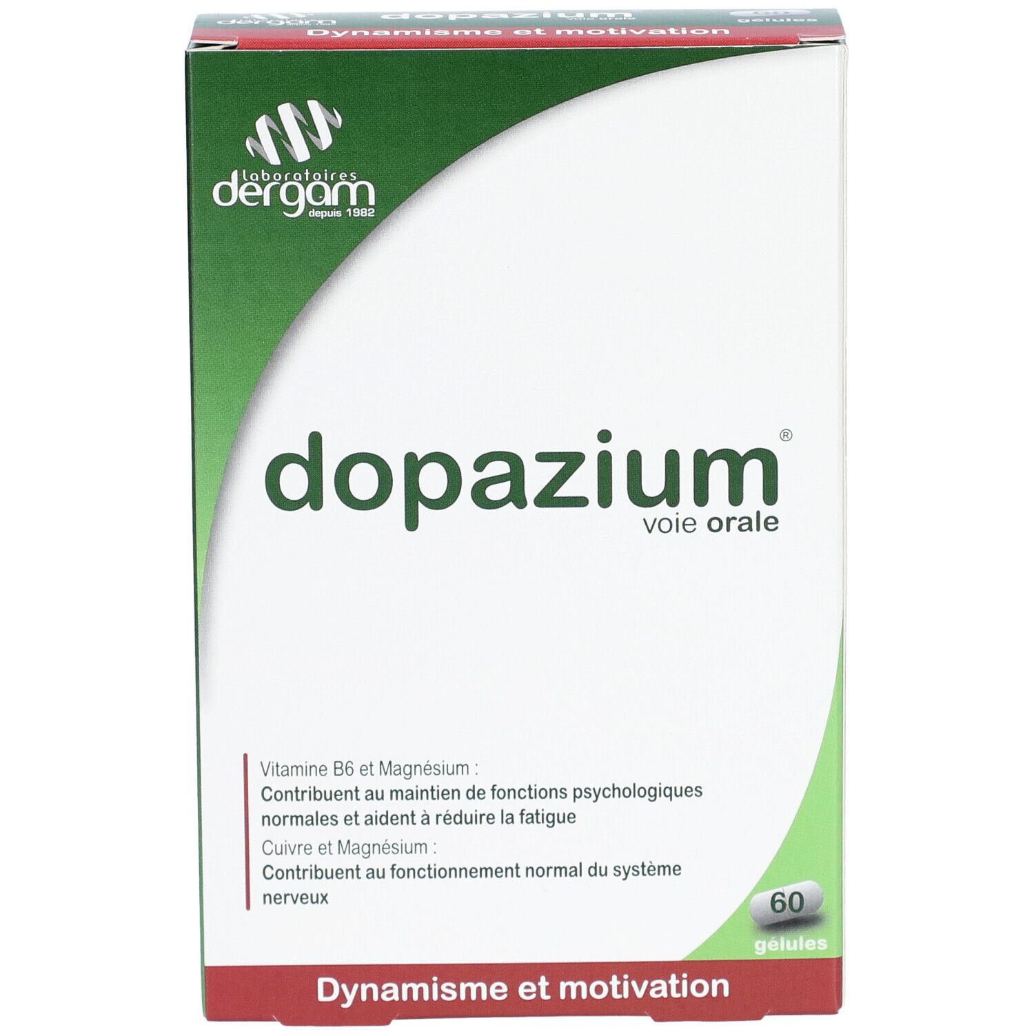 Dopazium, Capsule, complément alimentaire à base de L-tyrosine et de L ...