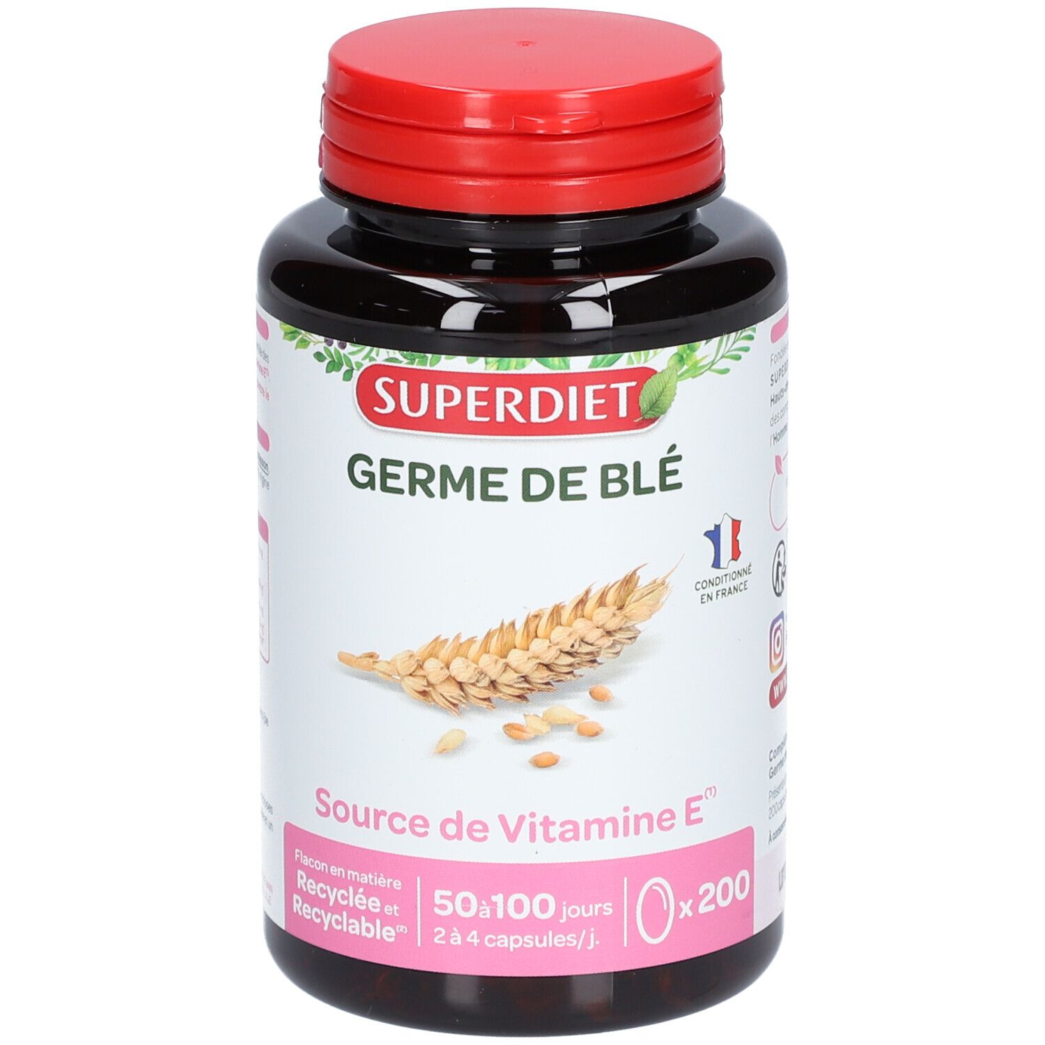 SUPER DIET Weizenkeime 200 St - Redcare Apotheke