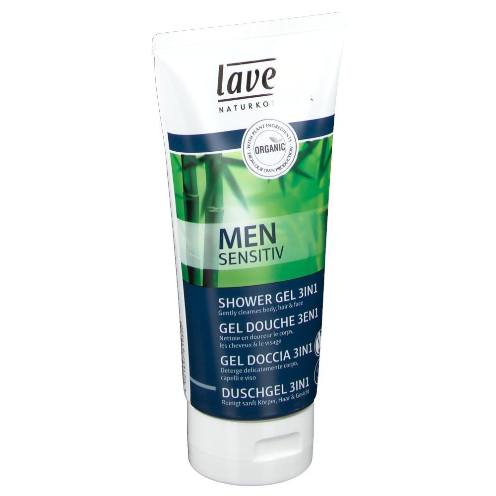 lavera MEN Sensitiv Duschgel 3 in 1 für Männer 200 ml - Redcare Apotheke