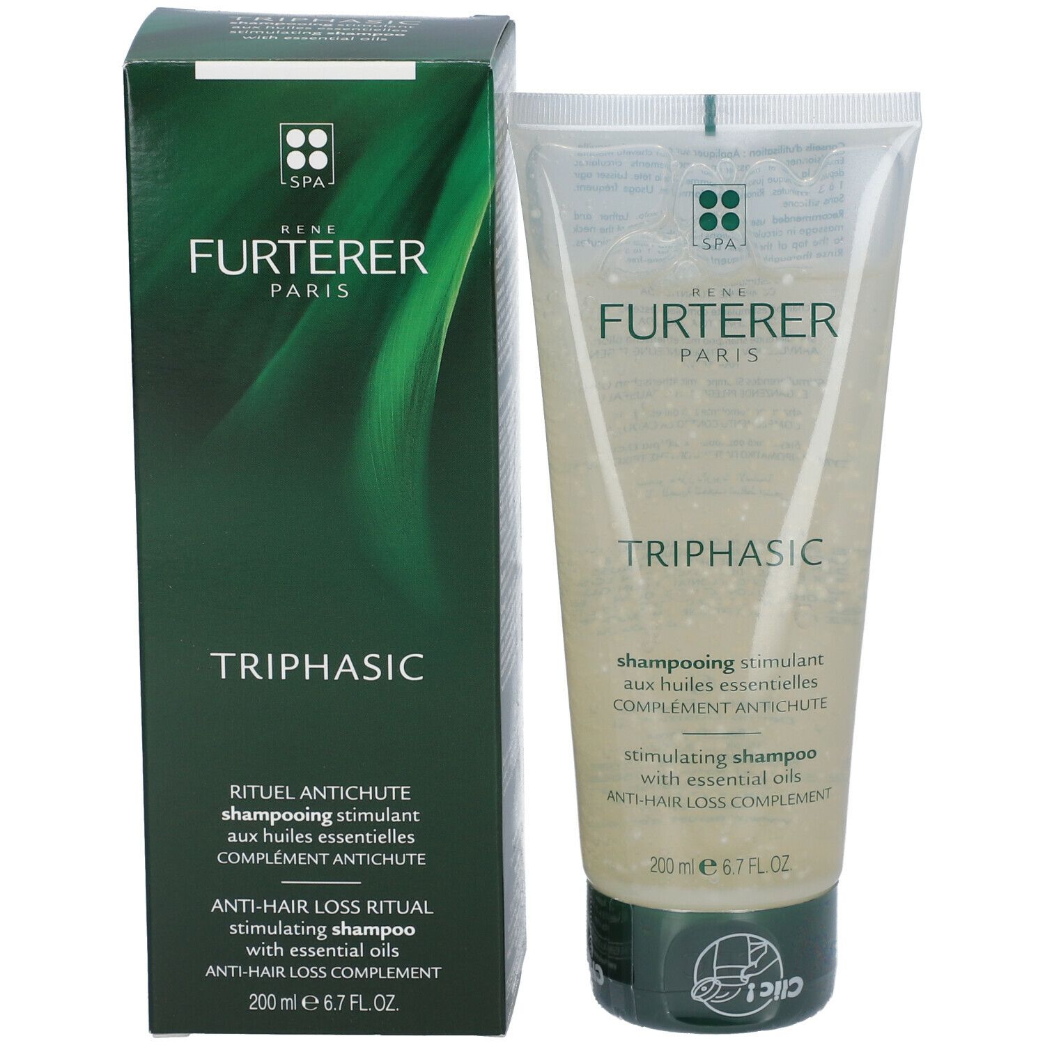 Rene Furterer Triphasic Stimulating Shampoo mit ätherischen Ölen 200 ml ...