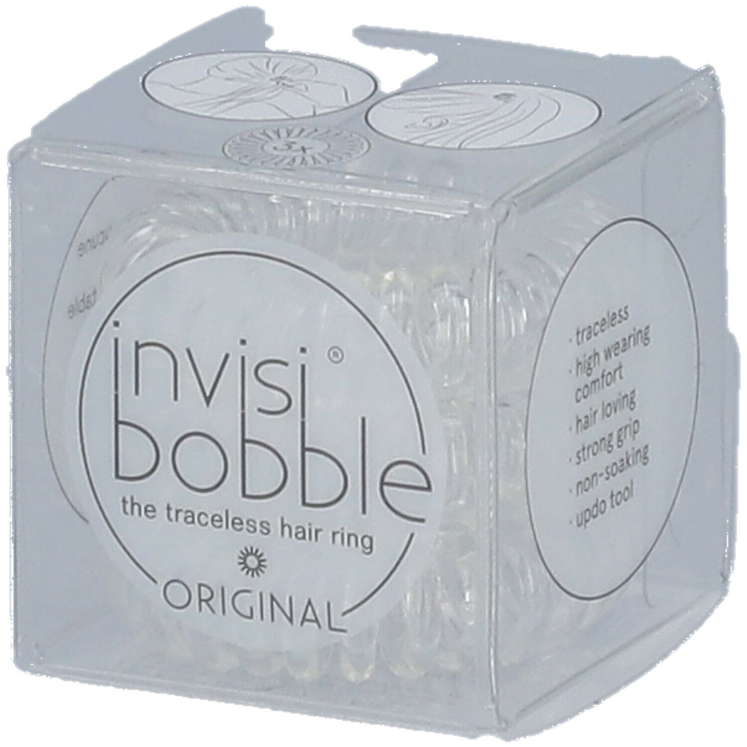 invisibobble® ORIGINAL Crystal Clear 3 St - Redcare Apotheke