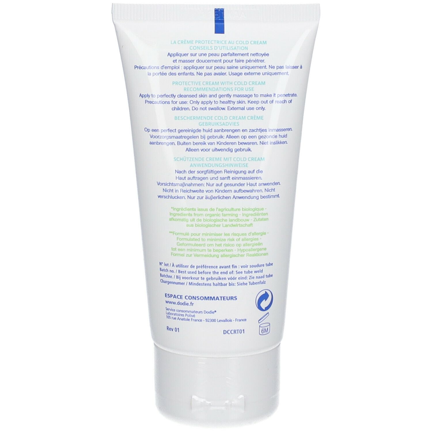 dodie® Cold Cream Baby Creme Gesicht und Körper 75 ml - Redcare Apotheke