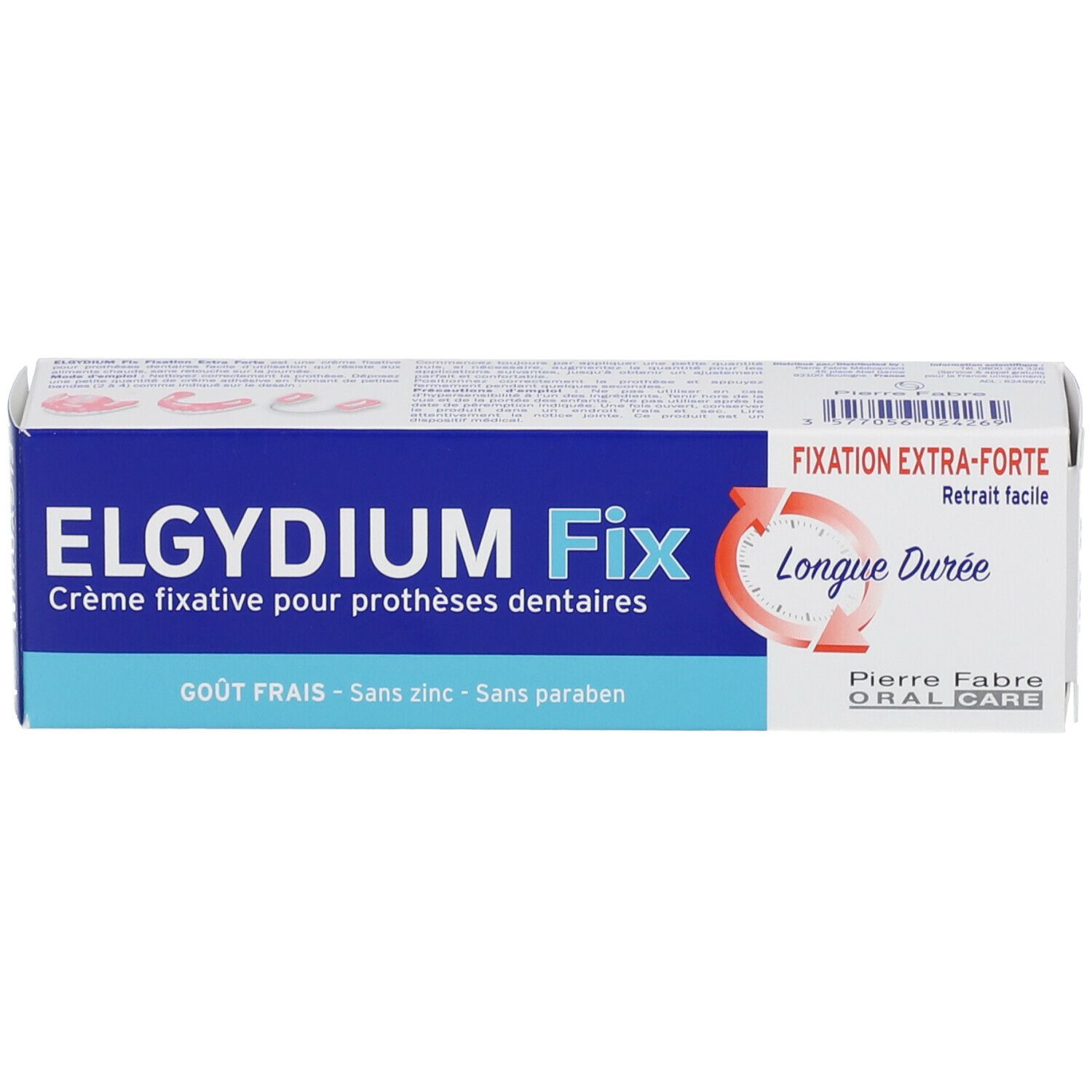 Elgydium FIX- Creme fixactive prothèse dentaire - fixation Extra forte ...