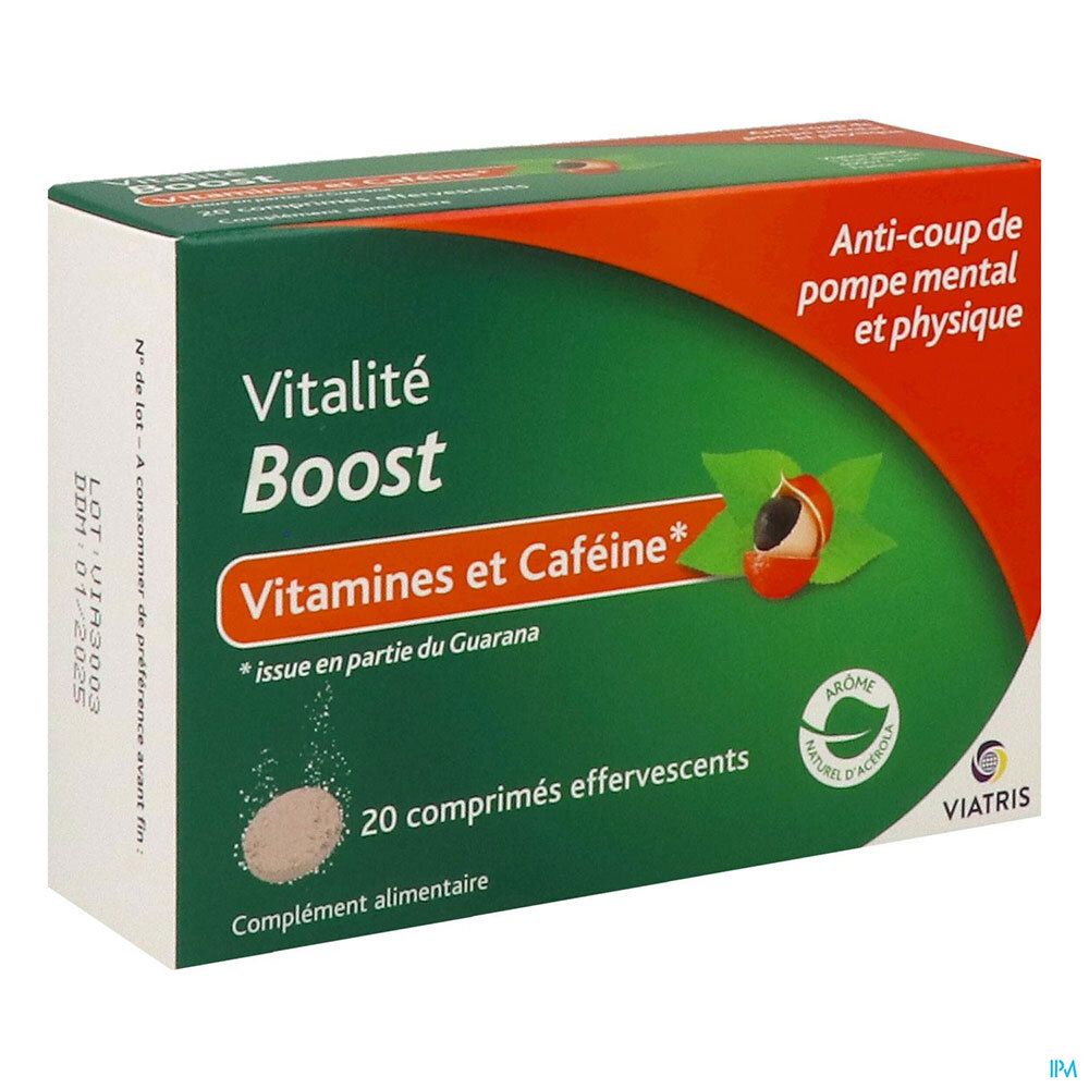 Vitalité Boost Vitamines et Caféine 20 pc(s) - Redcare Apotheke