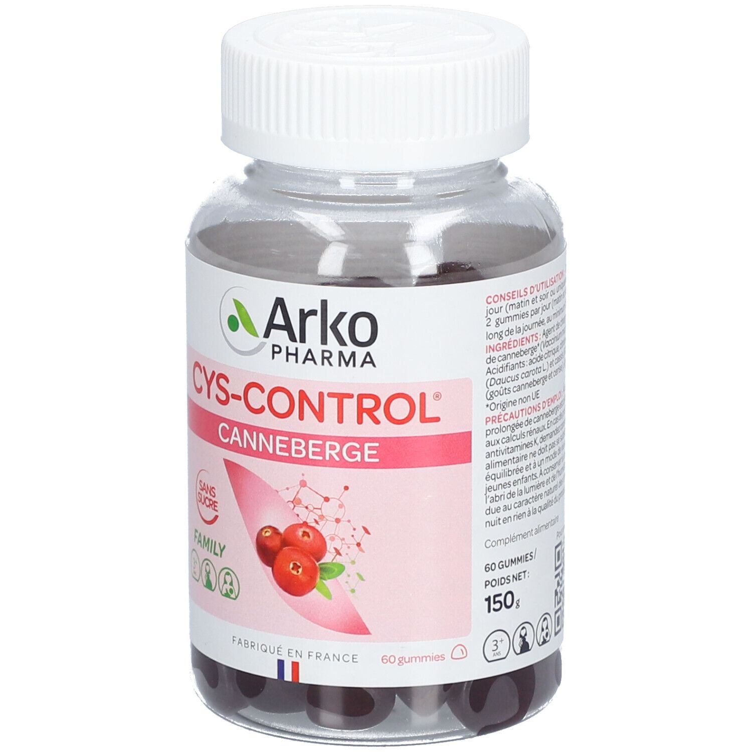 Arkopharma Cys-Control® Cranberry Gummies 60 St - Redcare Apotheke