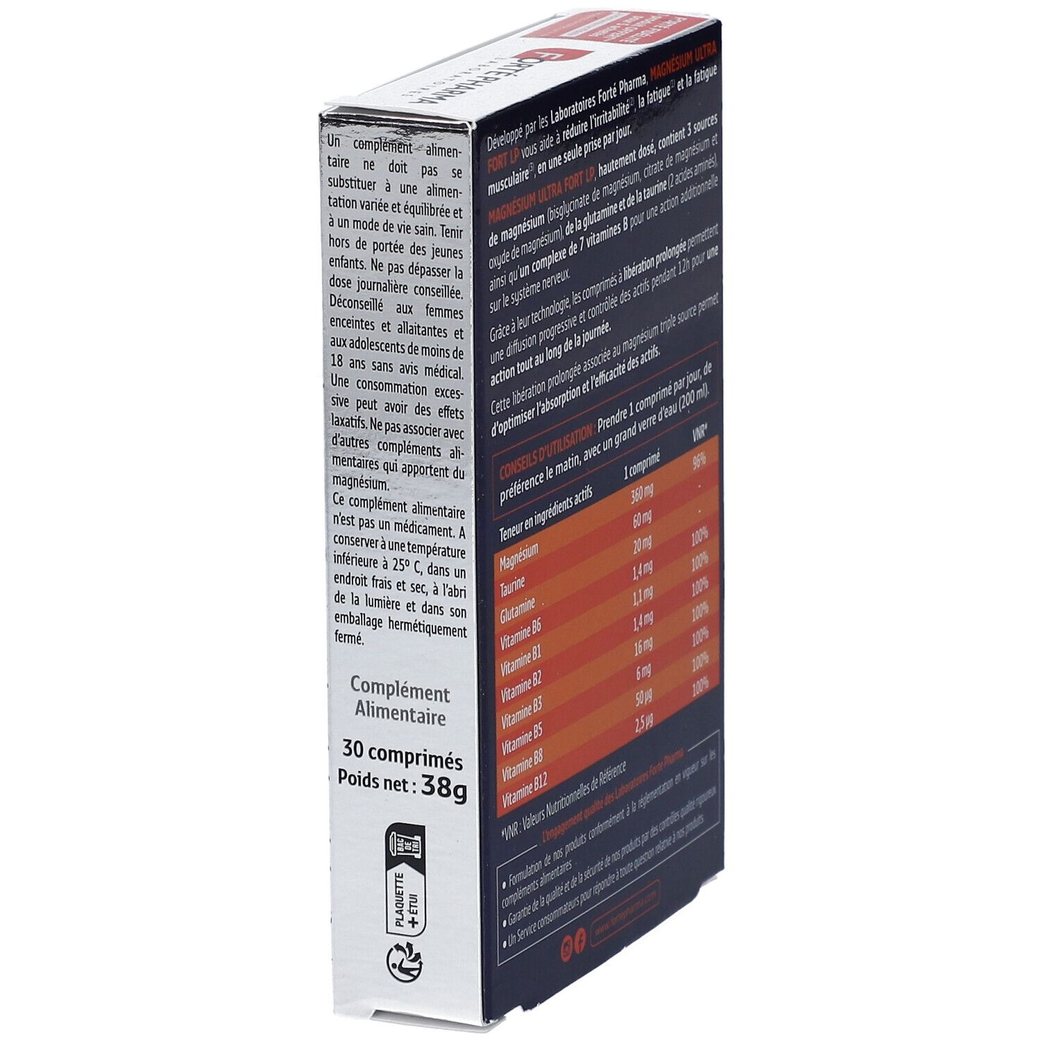Forté Pharma MAGNESIUM ULTRA FORT 30 St - Redcare Apotheke