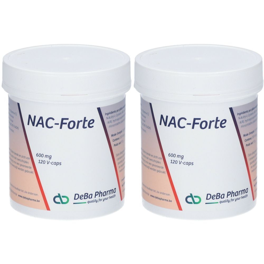 DeBa NAC-forte 2x120 pc(s) - Redcare Apotheke