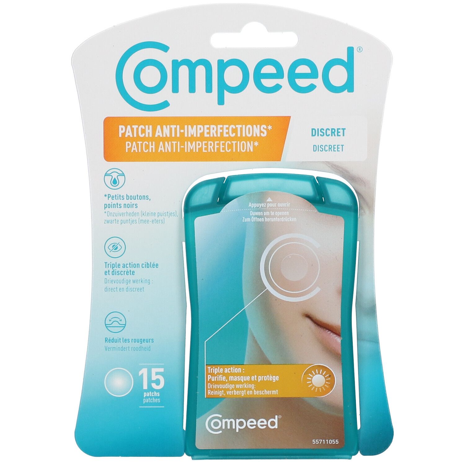 Compeed® - Pflaster gegen Unreinheiten discrets - Pflaster ...