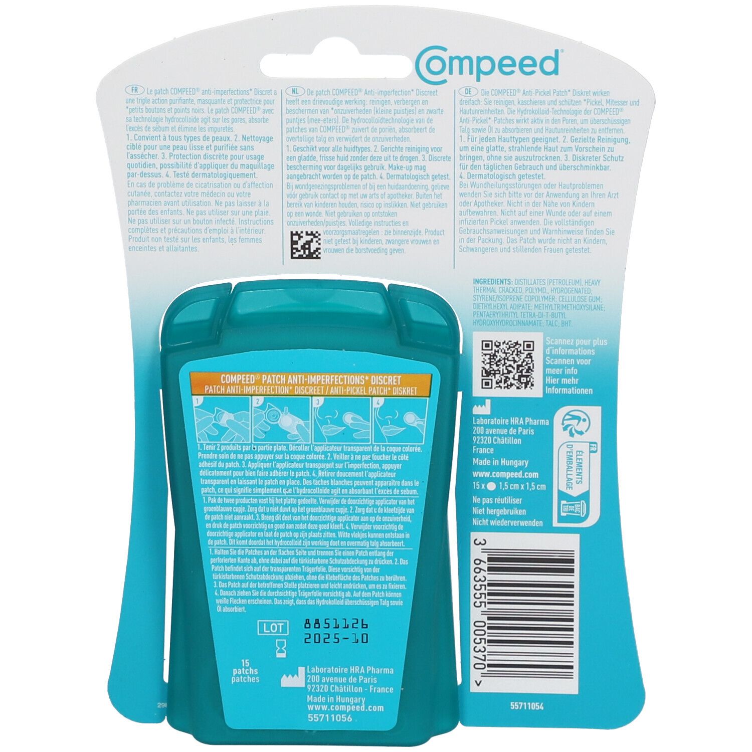Compeed® - Pflaster gegen Unreinheiten discrets - Pflaster ...