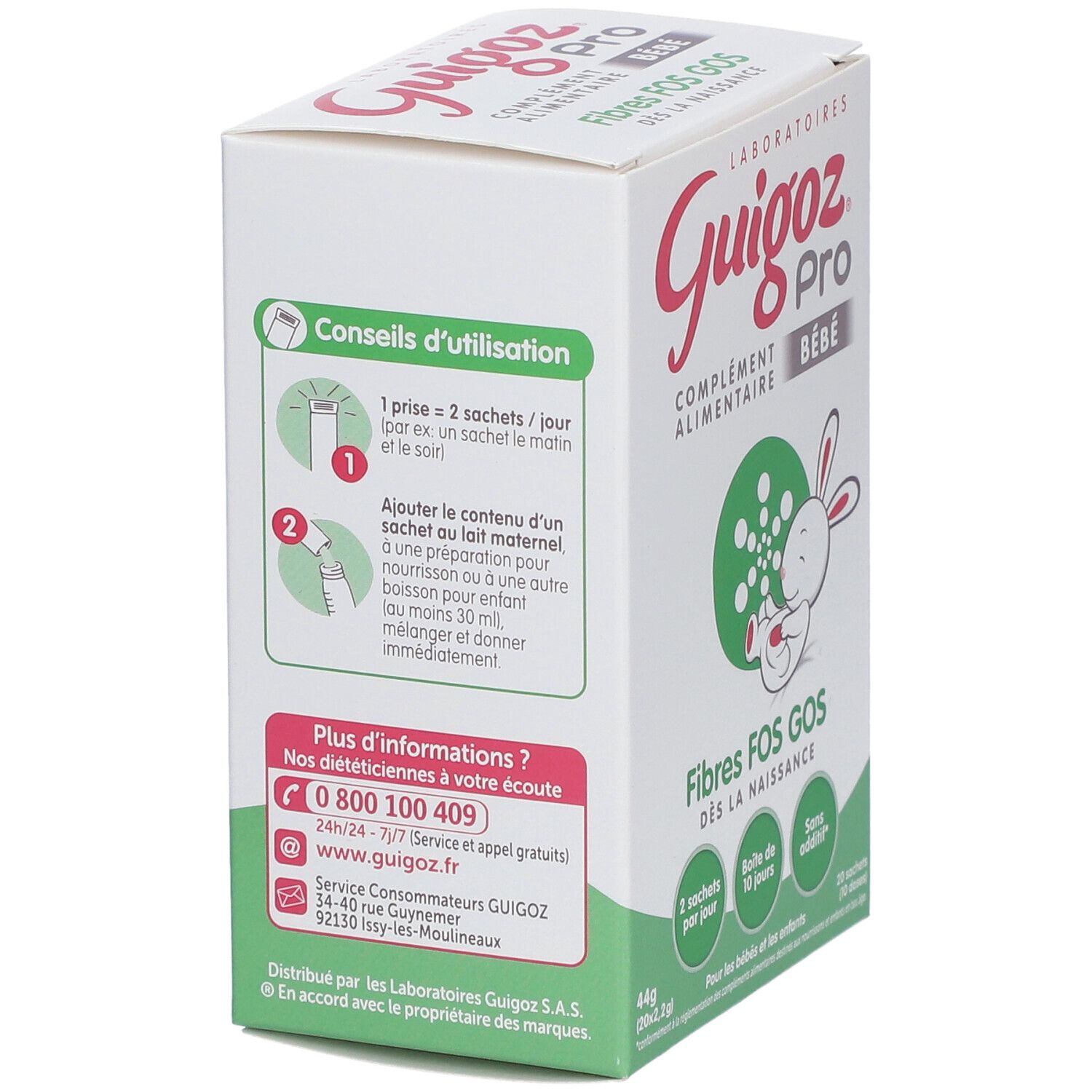 GUIGOZ® Pro Ballaststoffe FOS GOS 44 g - Redcare Apotheke