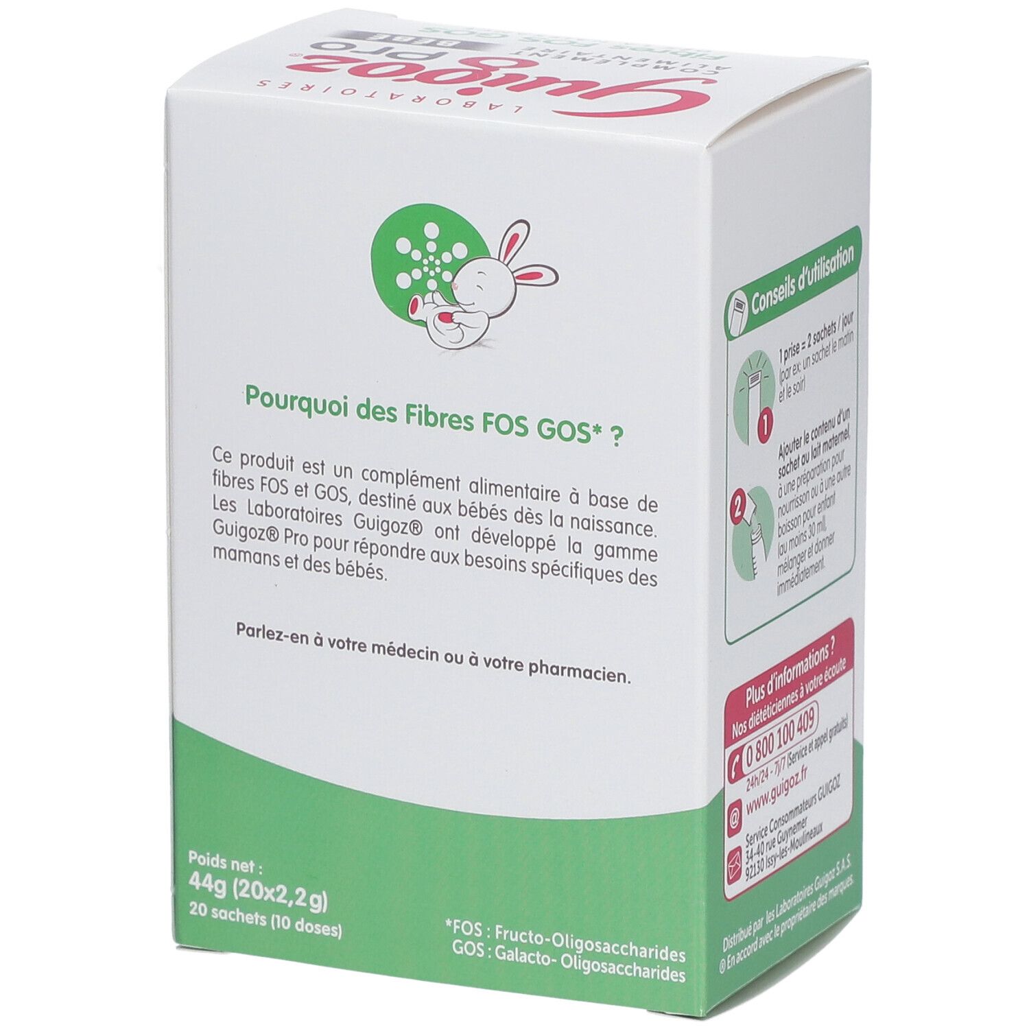 GUIGOZ® Pro Ballaststoffe FOS GOS 44 g - Redcare Apotheke